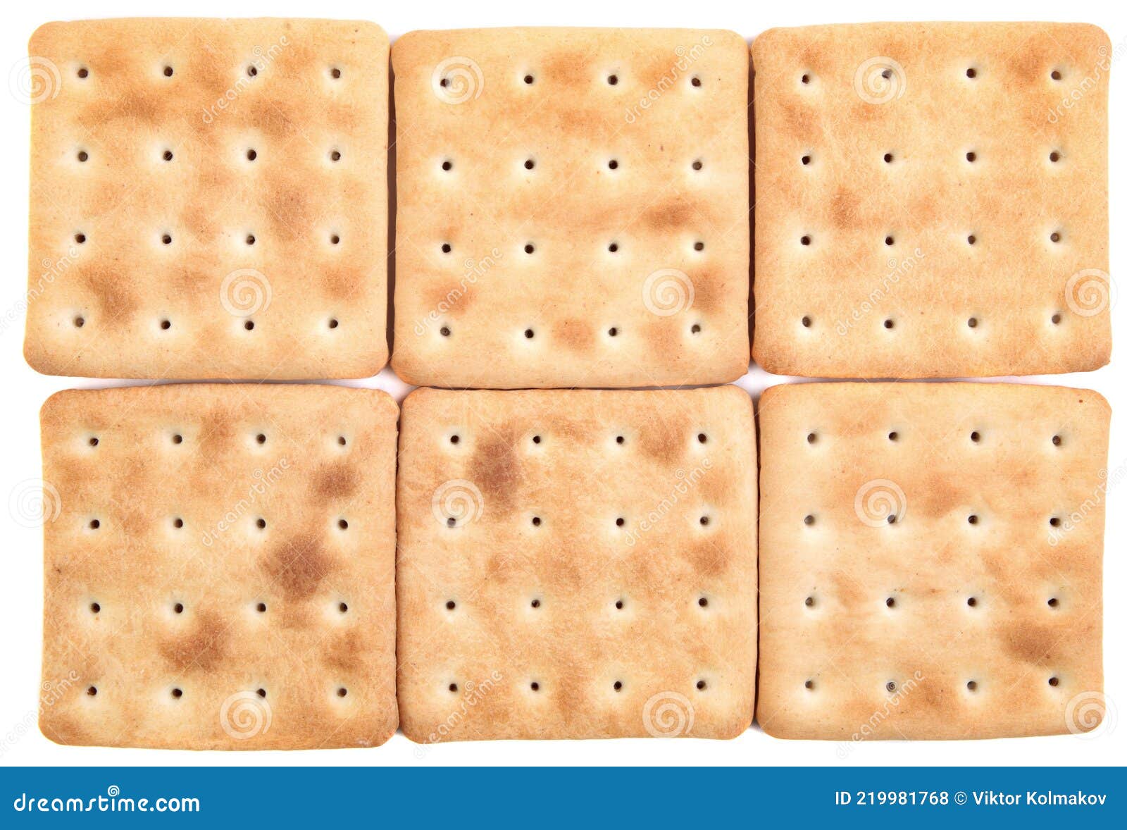 Backgrounds of Crackers. Crackers are Isolated on a White Background ...