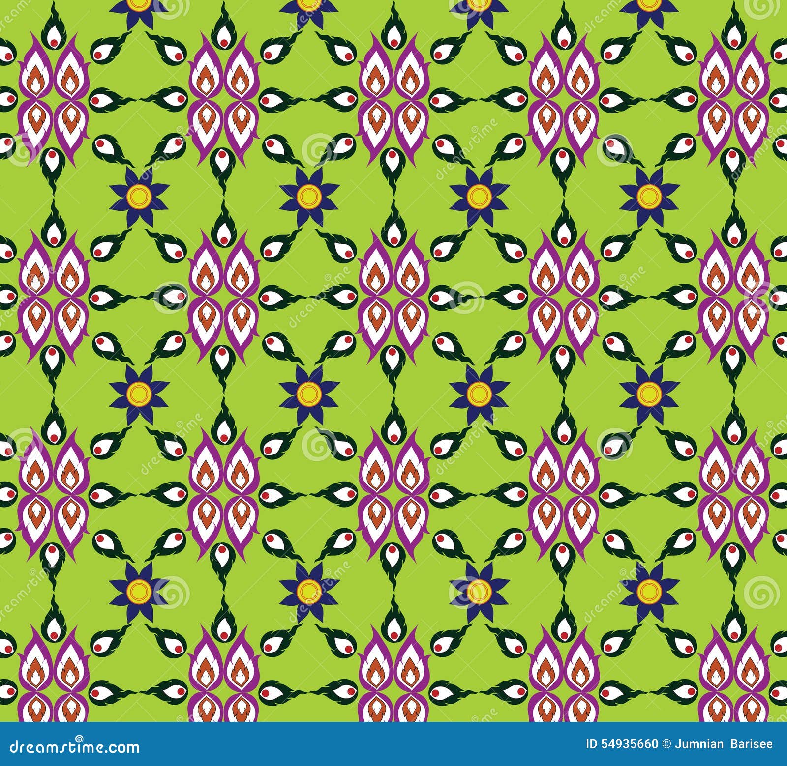 Backgrounds Green Color Pattern Seamless Texture Stock Illustration ...