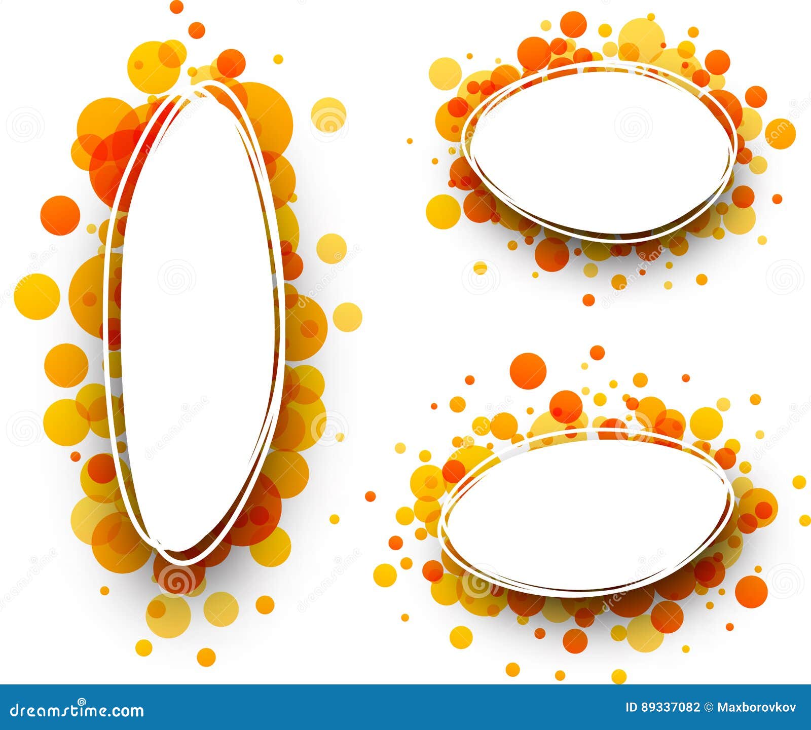 Orange Drops Background Cartoon Vector | CartoonDealer.com #18628001