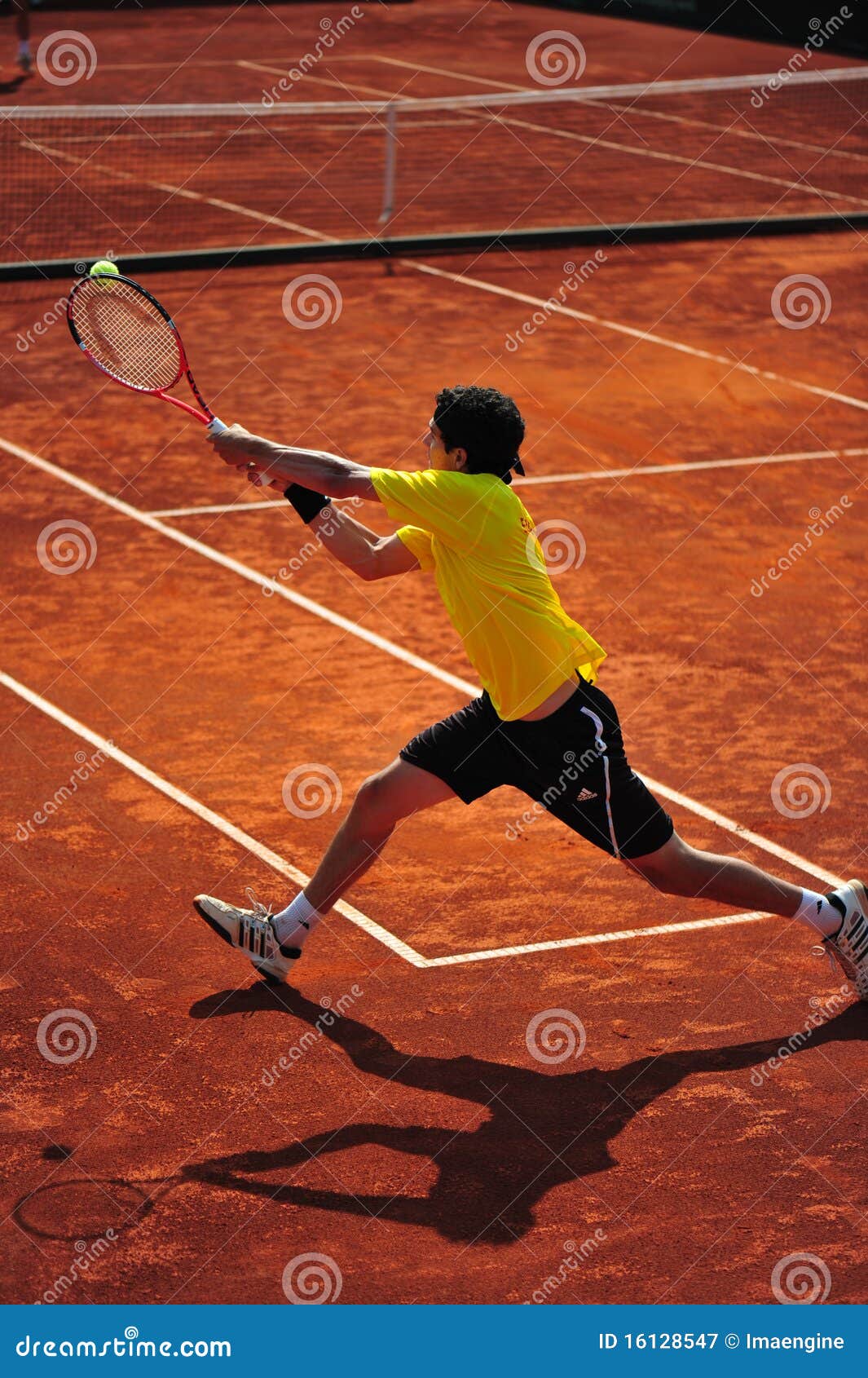 Backhand Swing Of Woman Playing Tennis Editorial Photo | CartoonDealer ...