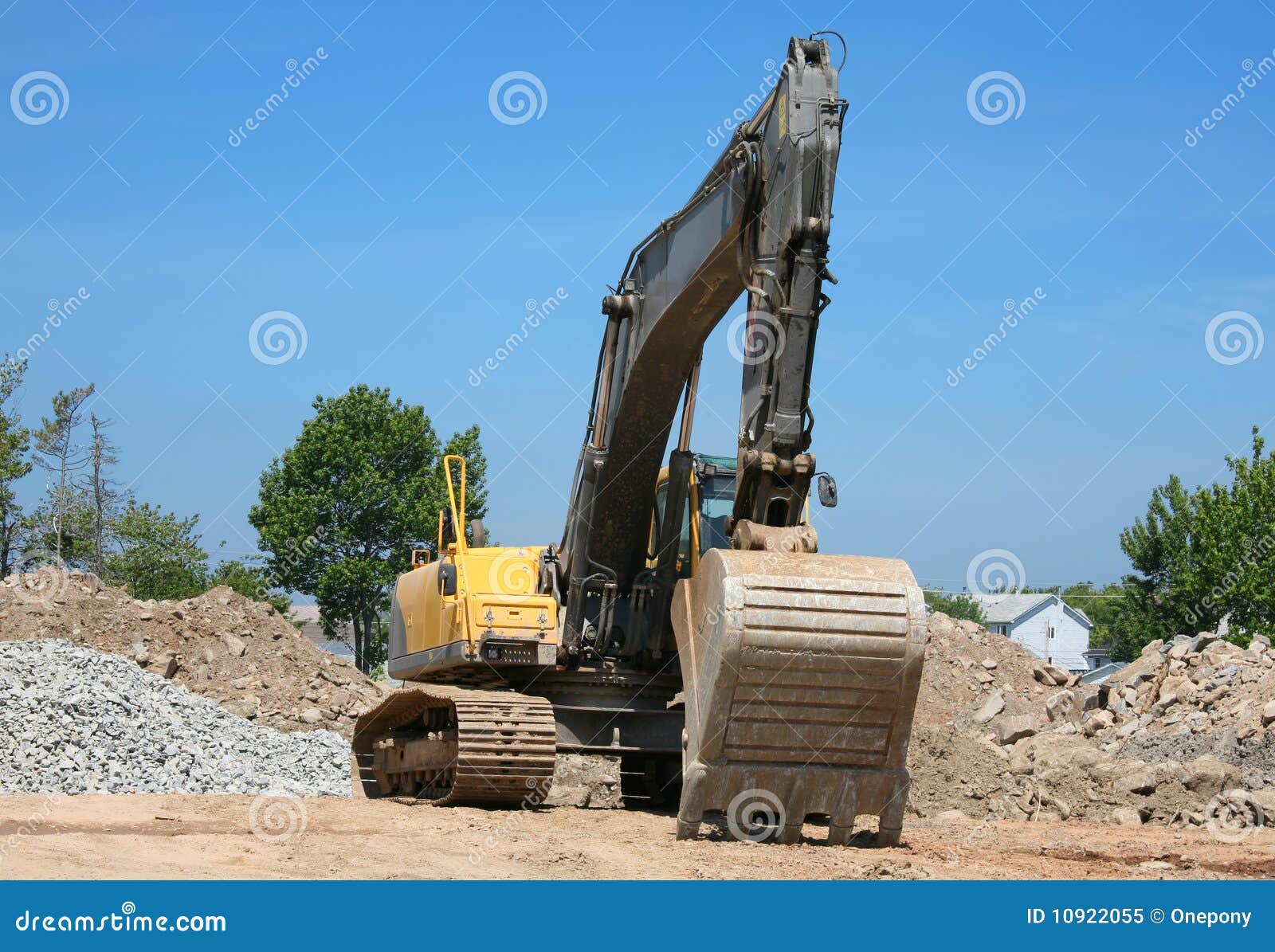 Backhoe stock image. Image of equipment, mover, development - 10922055
