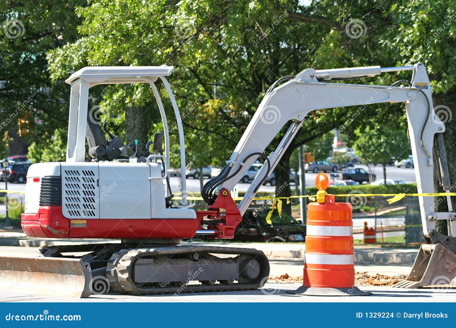 Backhoe stock photo. Image of bucket, equipment, bulldozer - 1329224