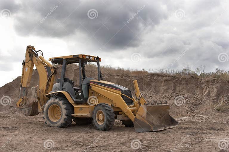 Backhoe stock image. Image of earth, dirt, lift, engine - 335807