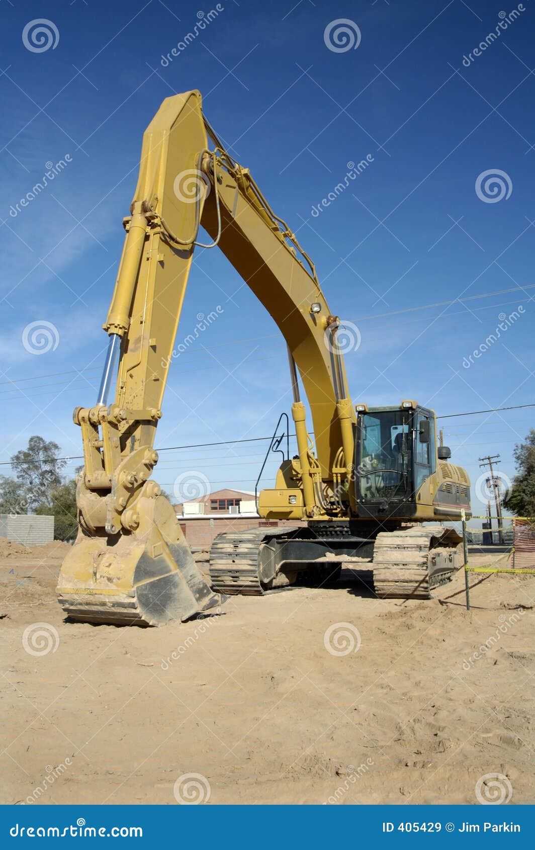 Backhoe 4 stock image. Image of machinery, equipment, backhoe - 405429