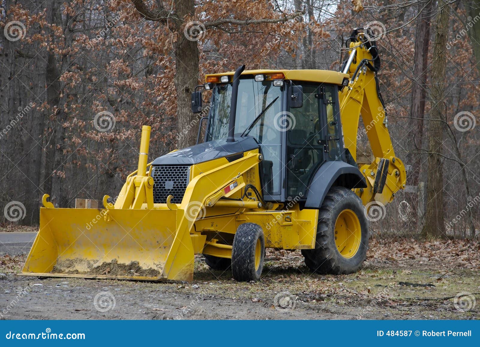 Backhoe stock image. Image of earth, claw, heavy, load - 484587