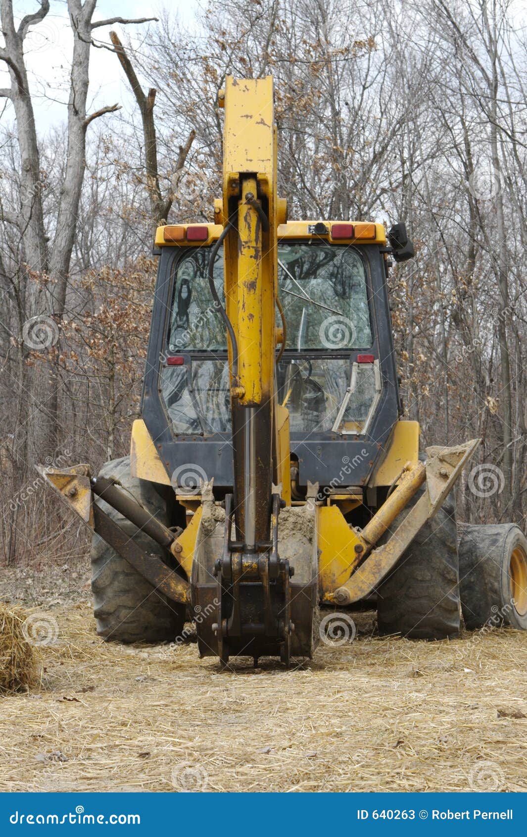 Backhoe stock image. Image of ground, industrial, strong - 640263