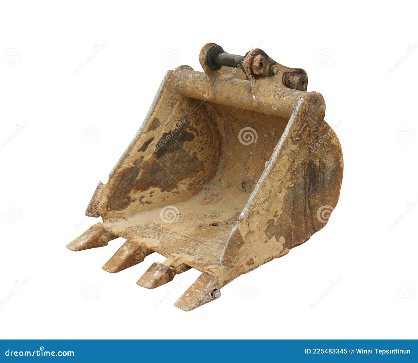 Backhoe bucket stock image. Image of bucket, bulldozer - 225483345