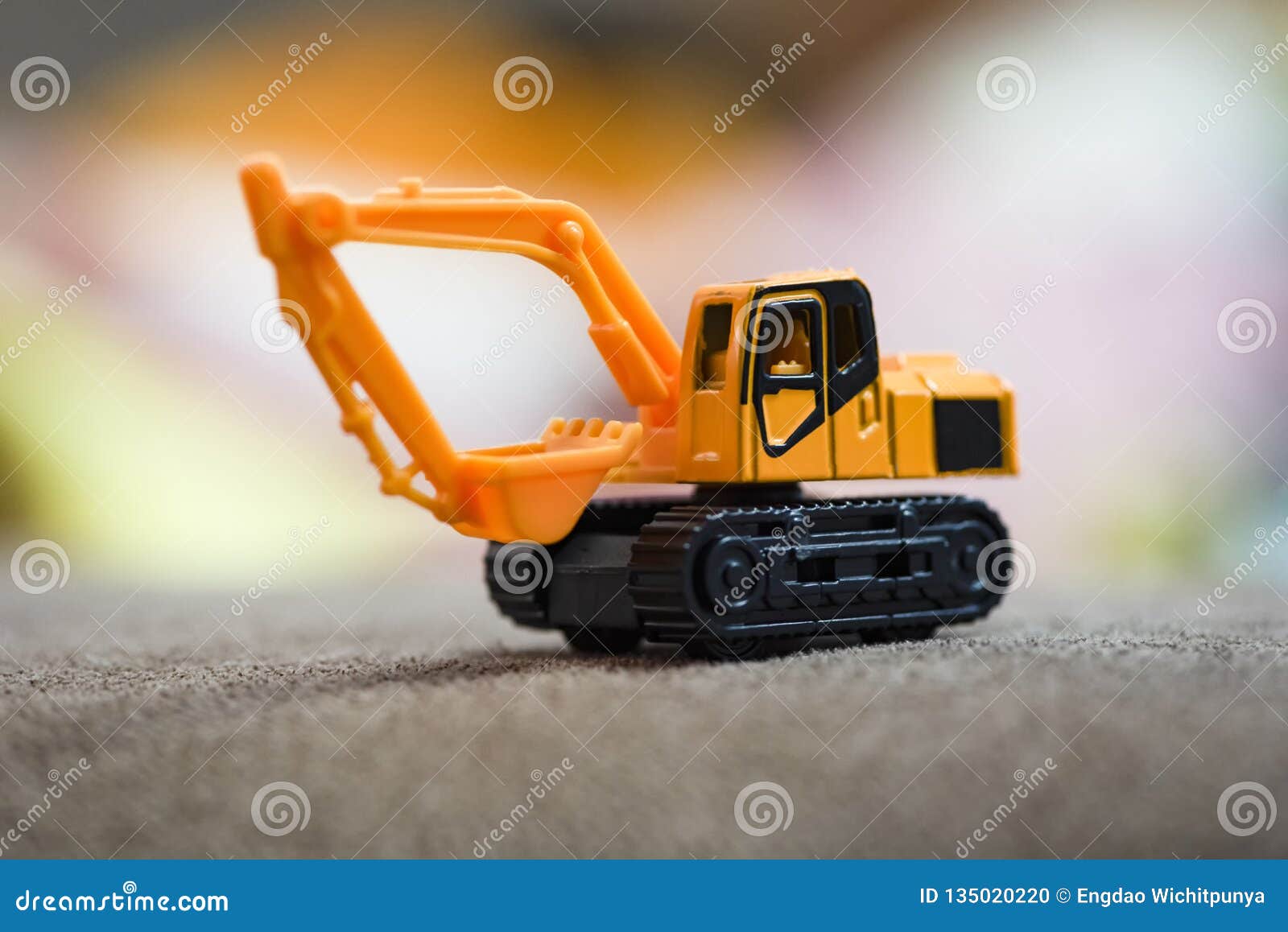 Backhoe Construction Equipment / Excavator Loader Machine during ...