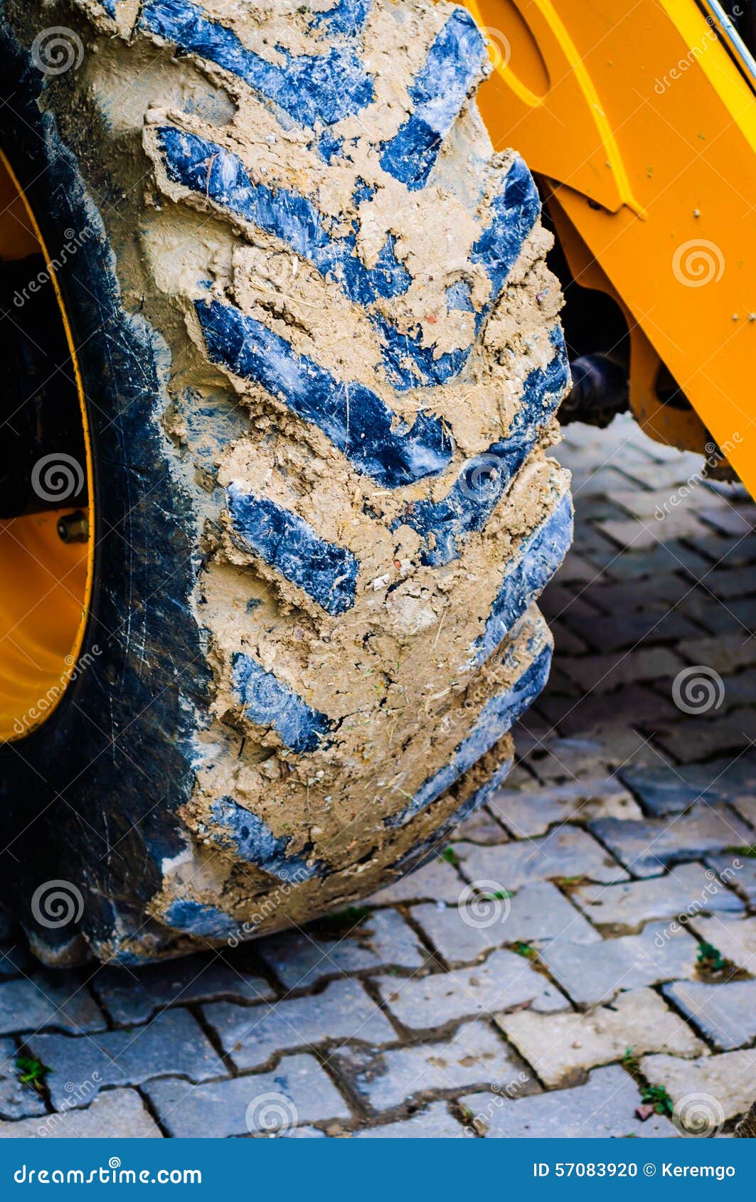 Backhoe Loader Front Detail Stock Photo - Image of bolt, power: 57083920