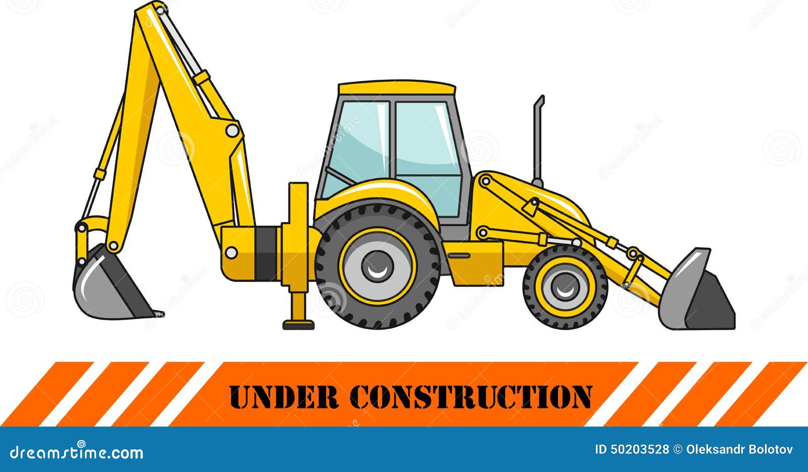 Backhoe Loader Cartoon Vector Art | CartoonDealer.com #85312110 Backhoe Loader Cartoon Vector Art | CartoonDealer.com #85312110