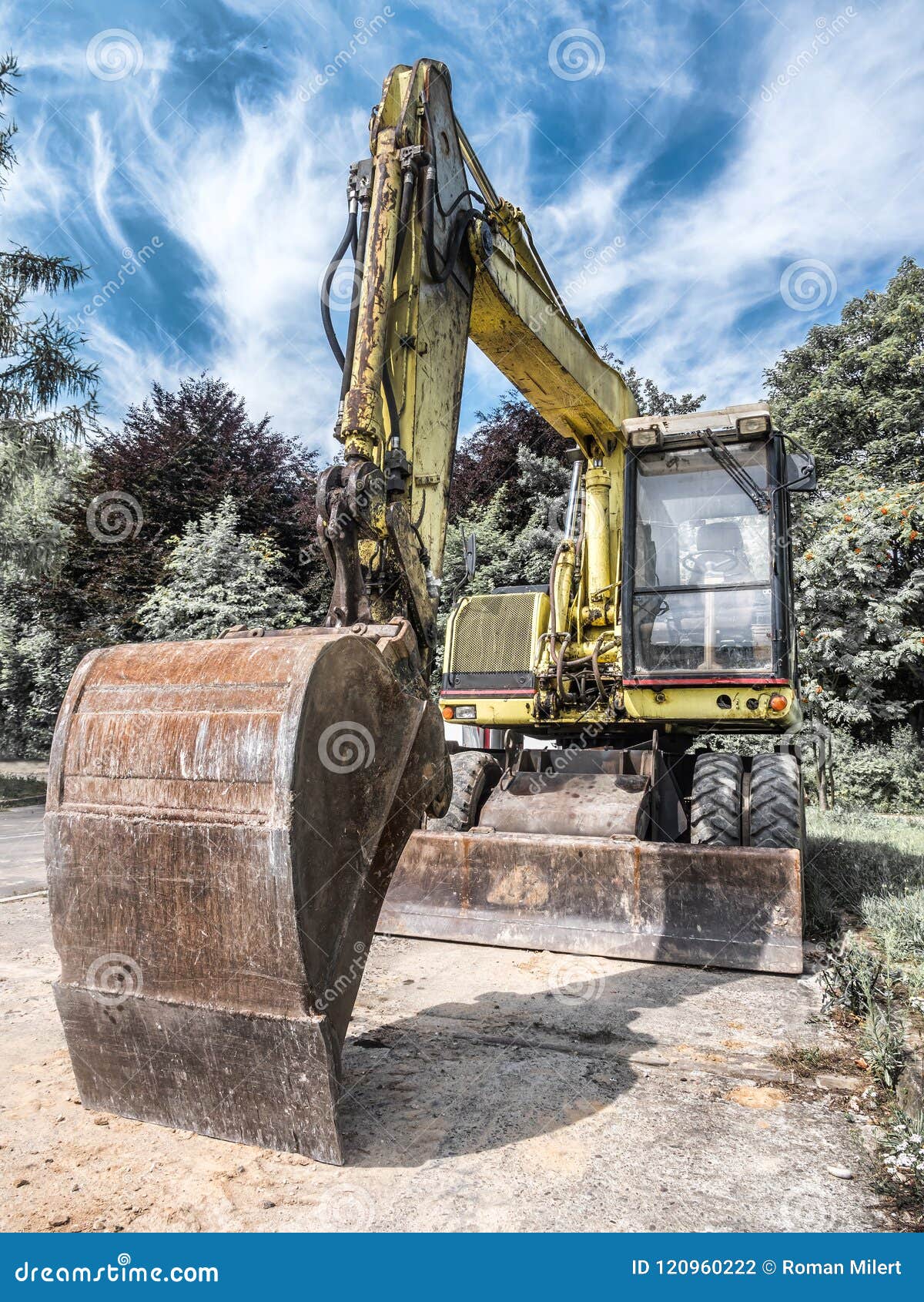Backhoe loader stock photo. Image of pneumatics, excavator - 120960222 Backhoe loader stock photo. Image of pneumatics, excavator - 120960222