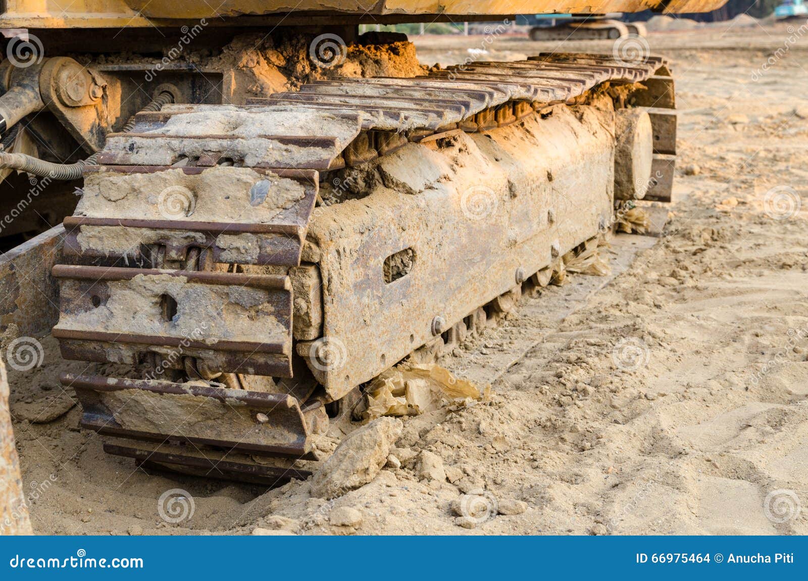 Backhoe loaders stock photo. Image of metal, bucket, excavate - 66975464