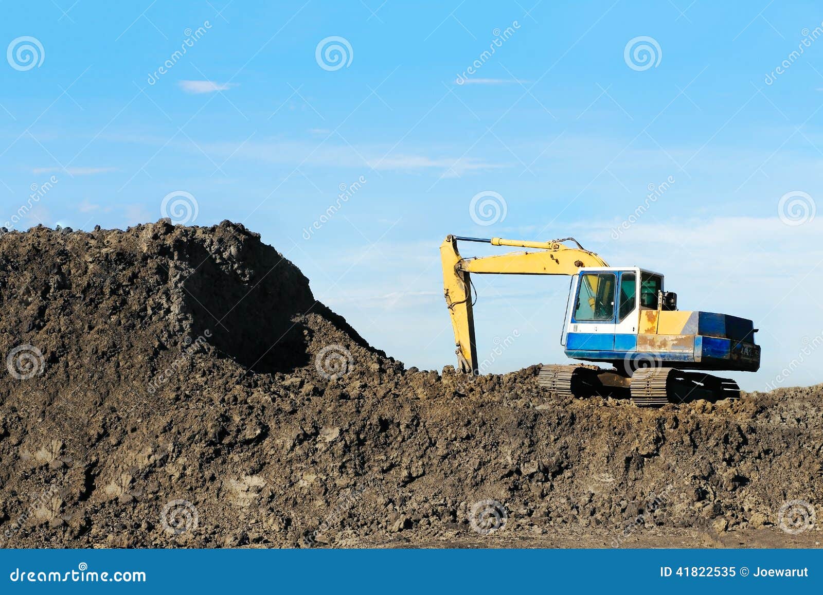 Backhoe stock image. Image of earth, coal, tractor, dirt - 41822535