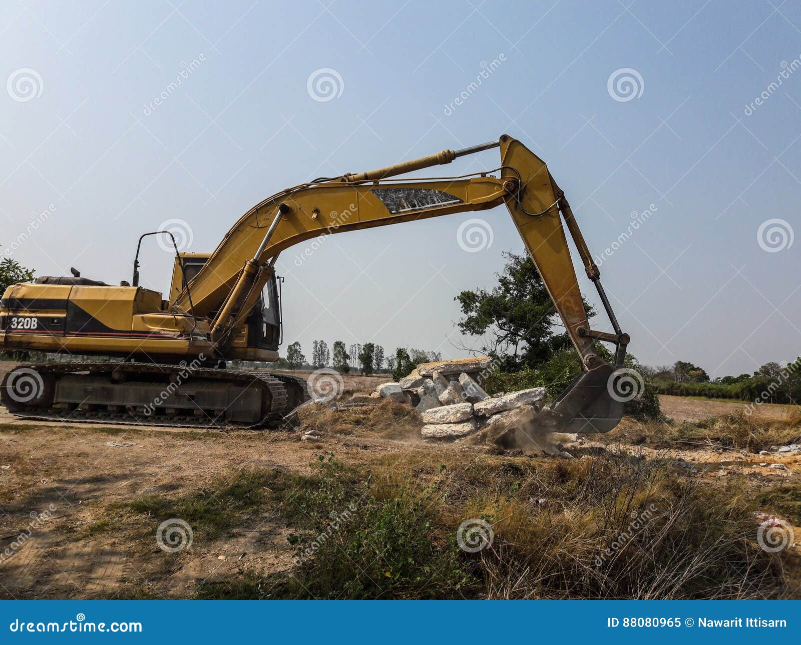 Backhoe,Wheel Loader ,excavator Stock Image - Image of machinery, dirt ...