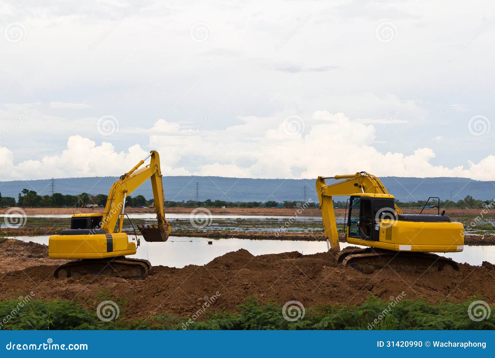 Backhoe stock photo. Image of construction, iron, crane - 31420990