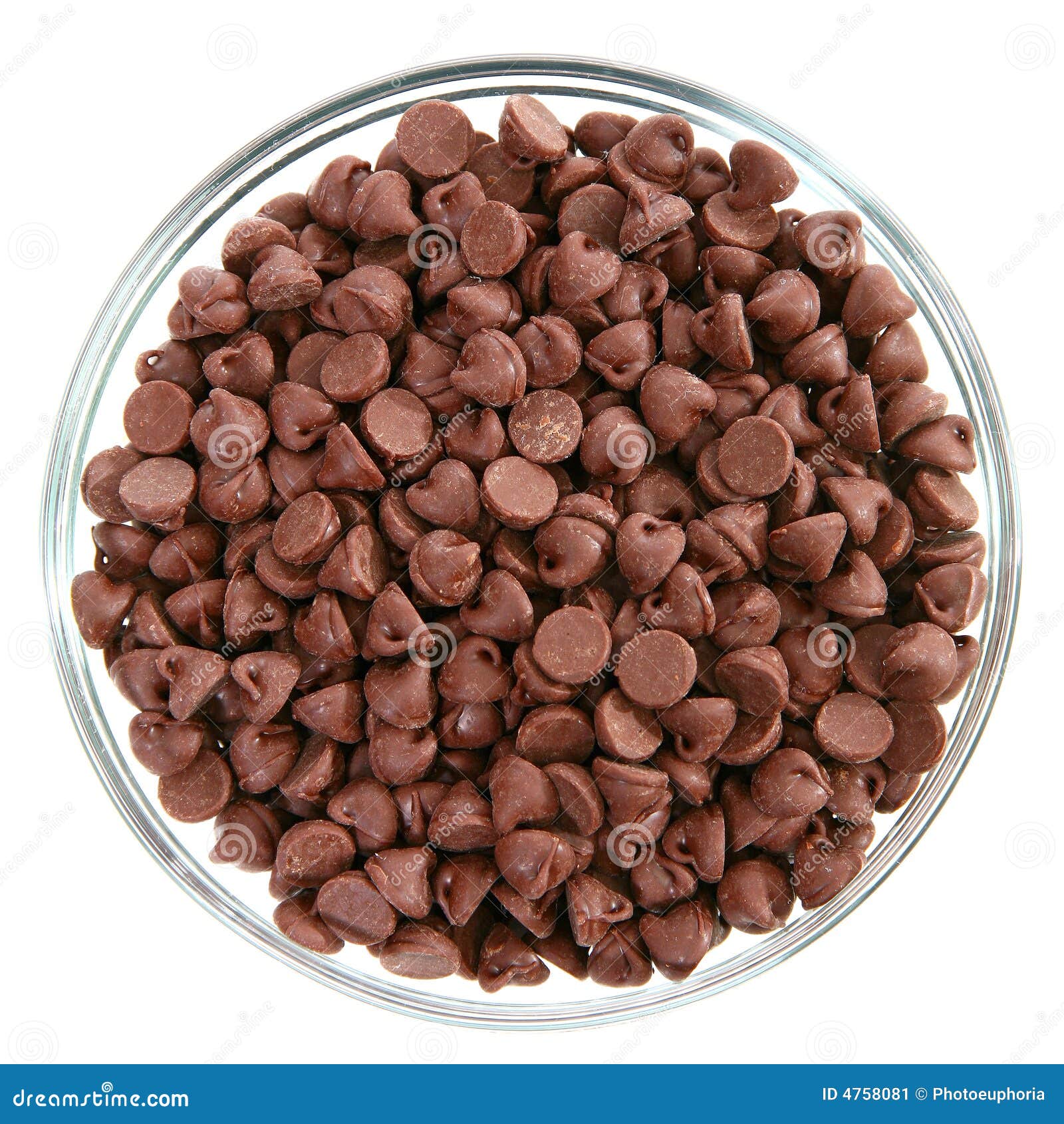 Backing Chocolate Chips stock image. Image of cocoa, macro - 4758081