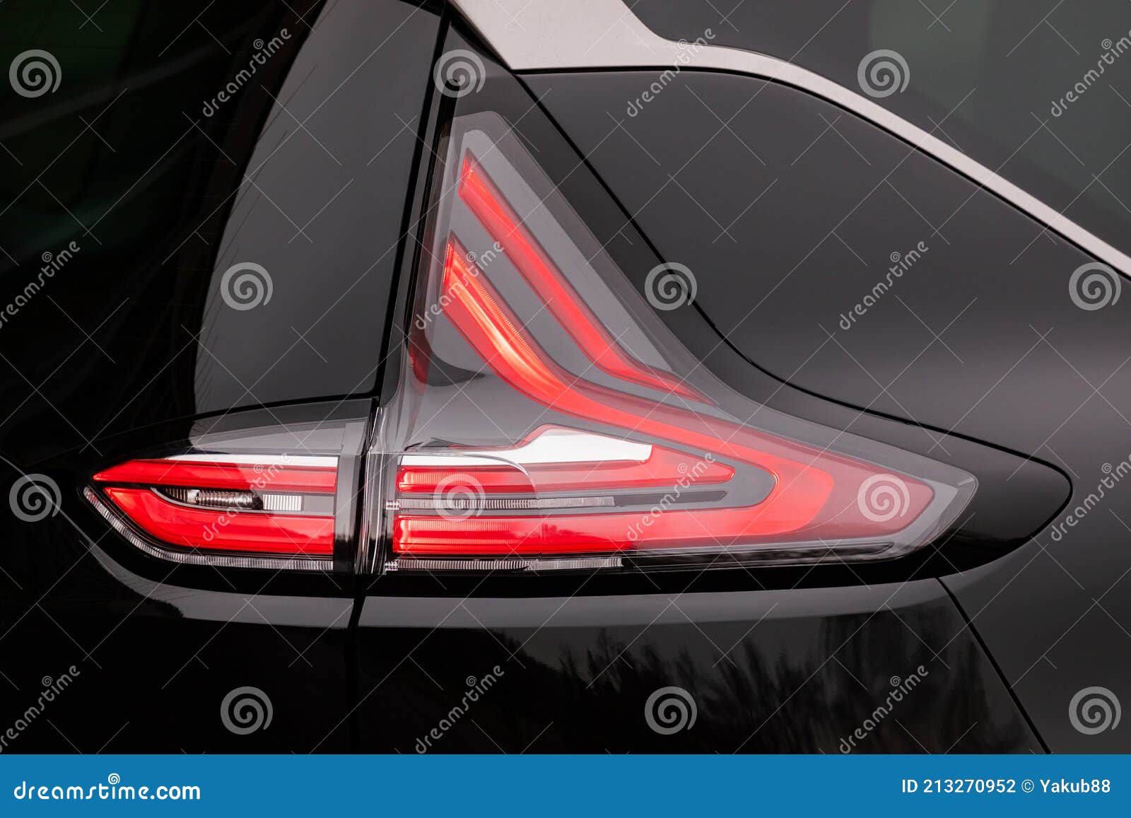 Backlight of a car stock photo. Image of back, transportation - 213270952