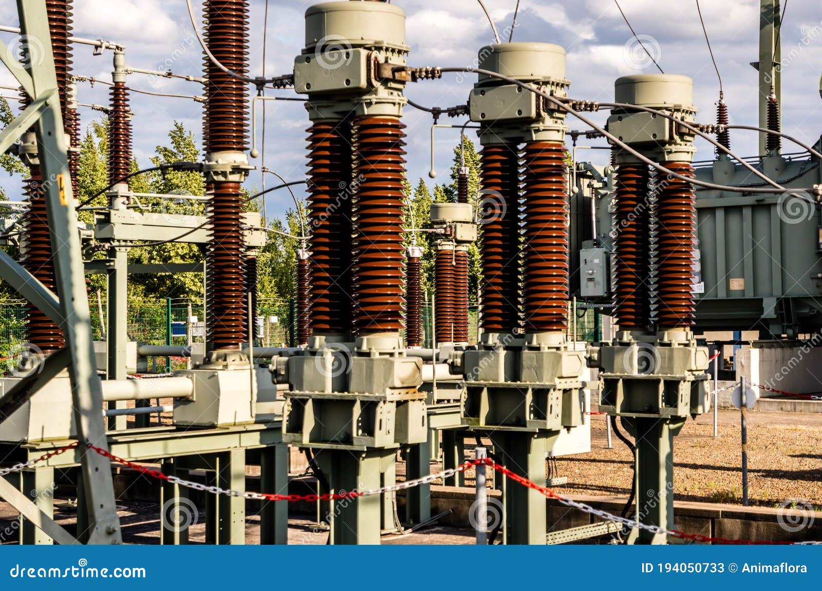 Electric Transformator Technology Generation Image Stock Image - Image ...