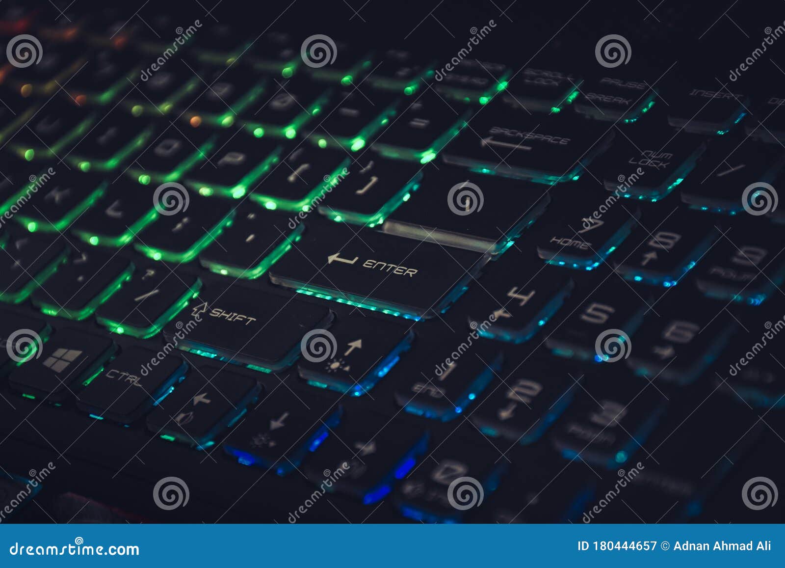 Backlight Gaming Keyboard with Versatile Color Schemes Editorial ...