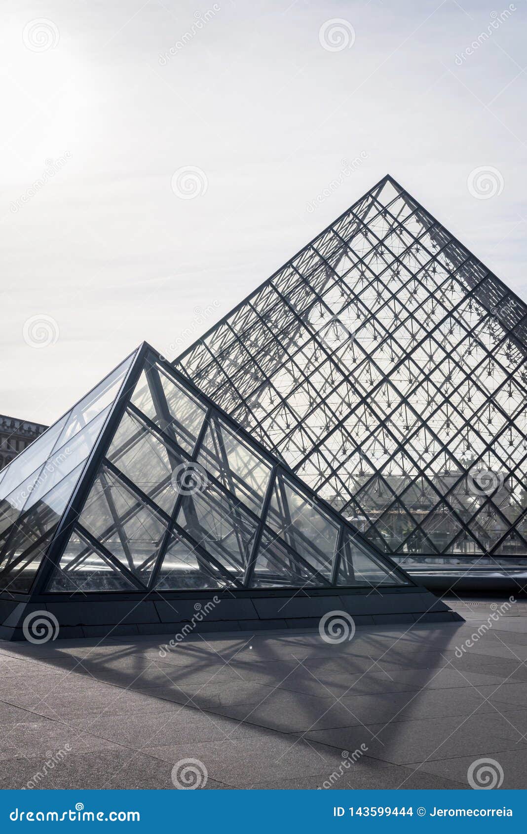 The Louvre Pyramids Editorial Photo | CartoonDealer.com #143564963