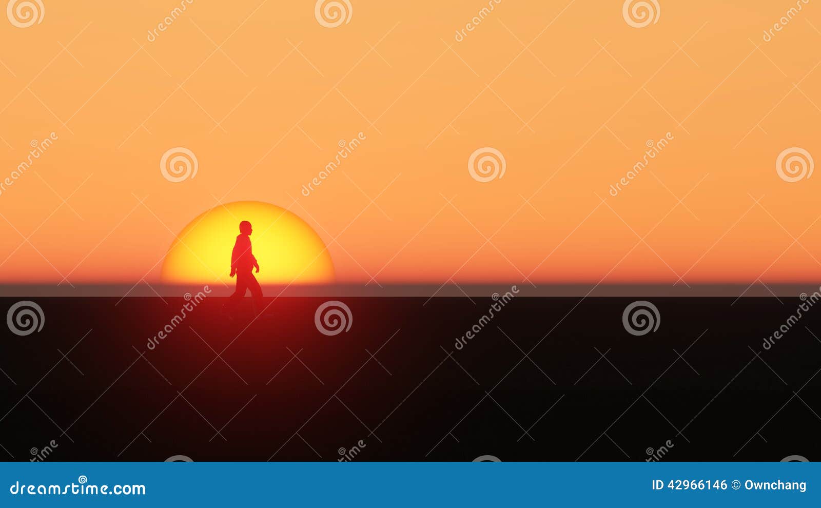Man on sun stock illustration. Illustration of beach - 42966146