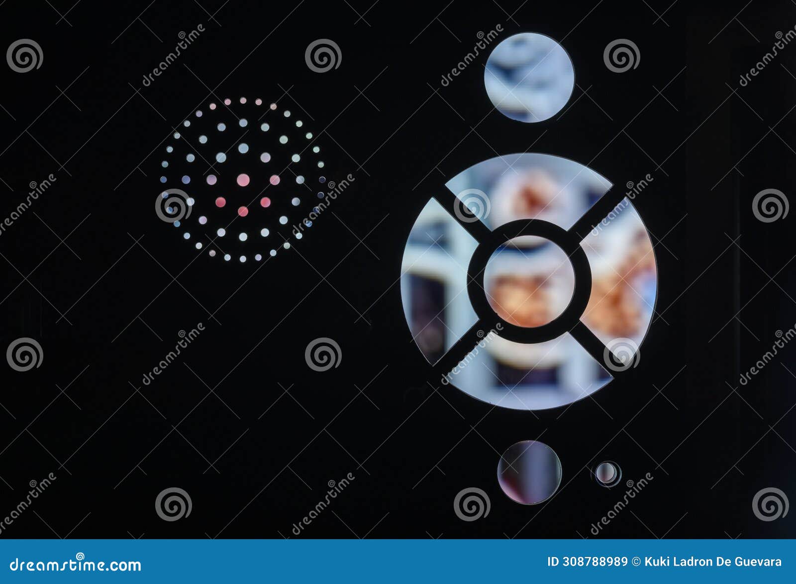 Backlighting of Circular Windows, Silhouettes of Icons and Symbols ...