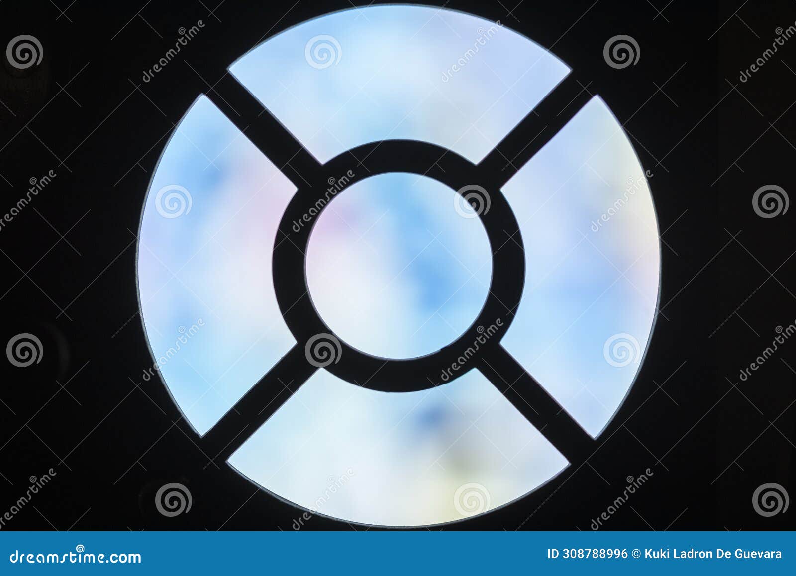 Backlighting of Circular Windows, Silhouettes of Icons and Symbols ...