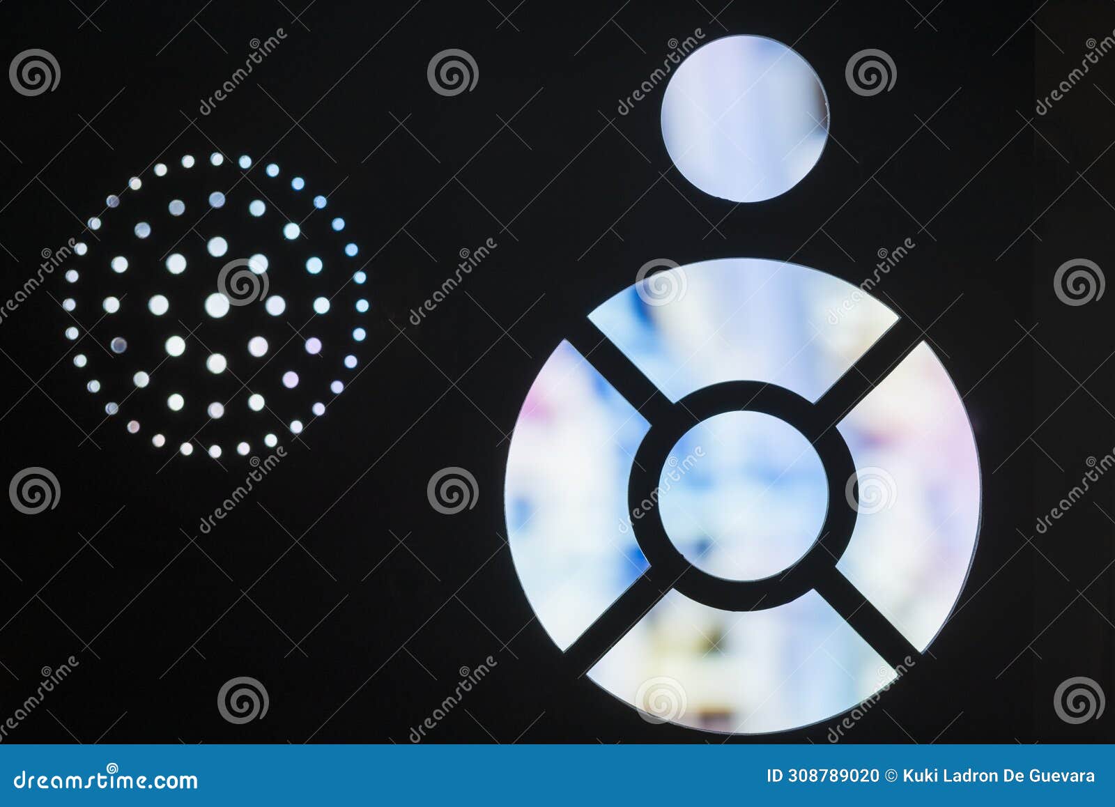Backlighting of Circular Windows, Silhouettes of Icons and Symbols ...