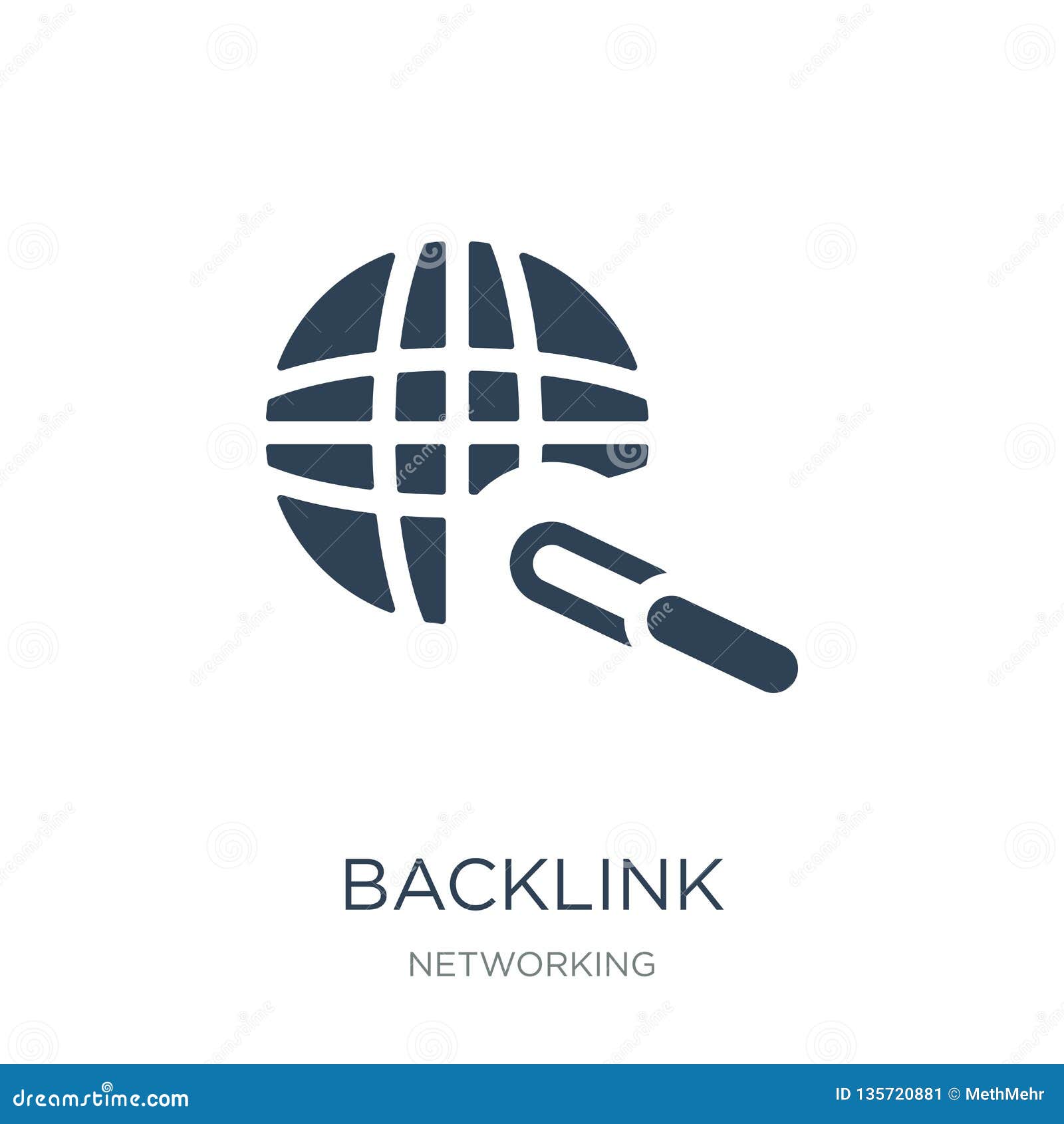 Backlink Icon in Trendy Design Style. Backlink Icon Isolated on White ... Backlink Icon in Trendy Design Style. Backlink Icon Isolated on White ...