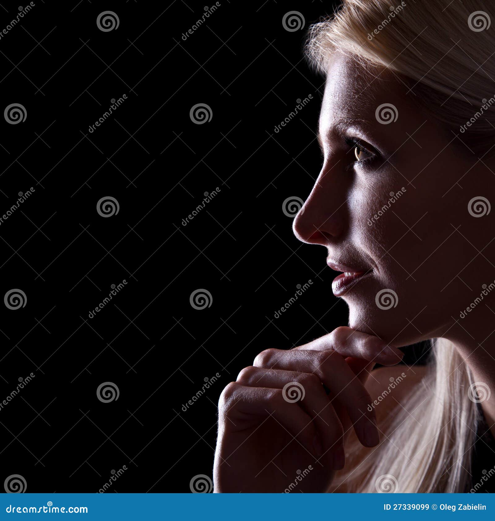 Backlit stock image. Image of blonde, pretty, backlit - 27339099