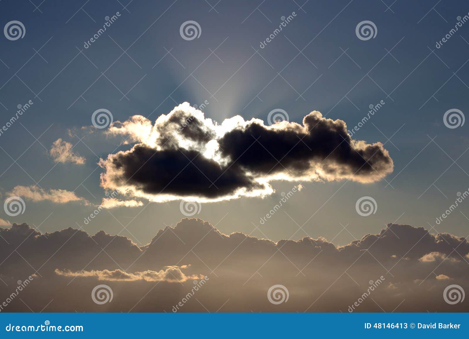 Backlit cloud stock image. Image of heaven, outdoor, cloud - 48146413
