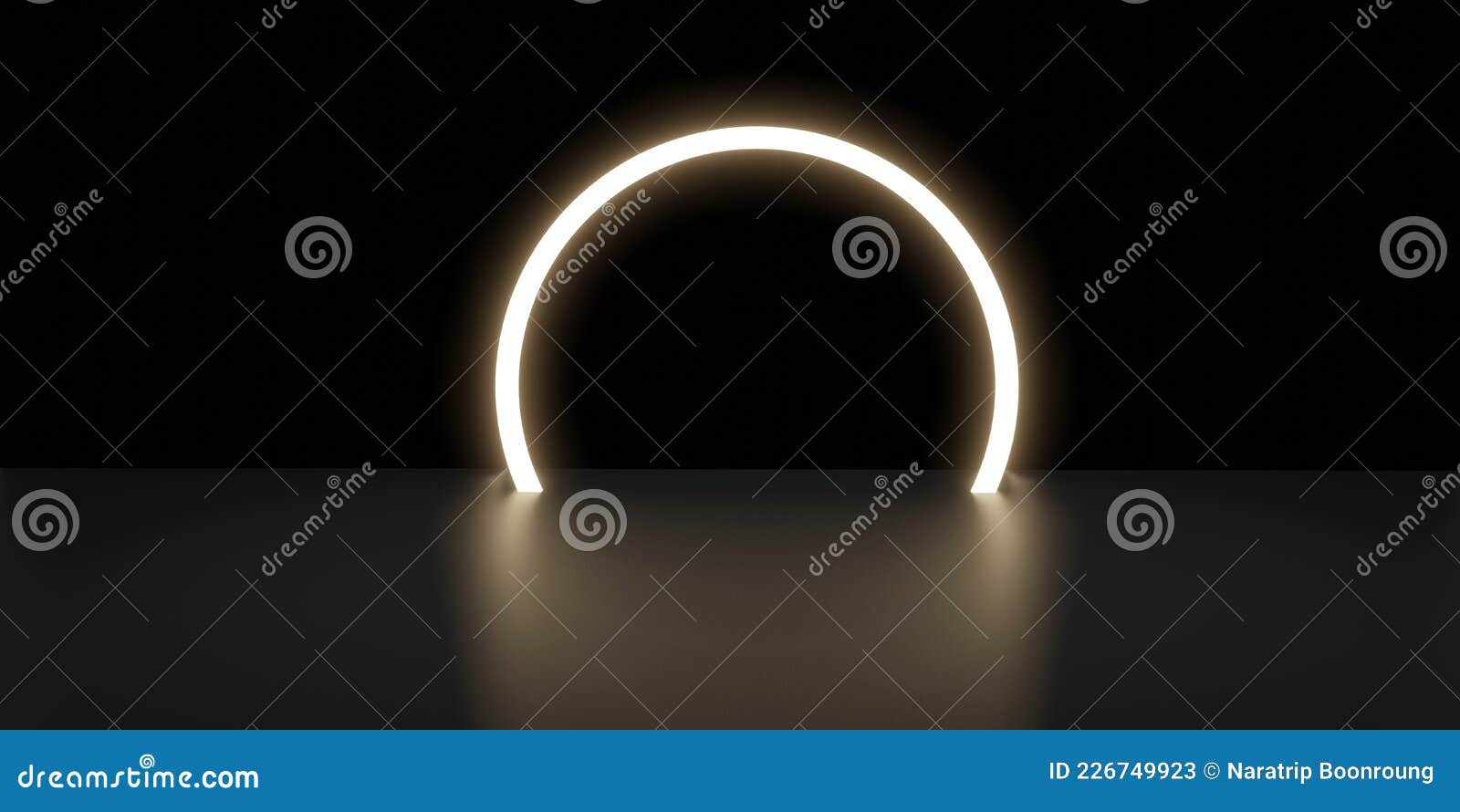 Curved Frame Background With Decorated Borders Stock Image ...