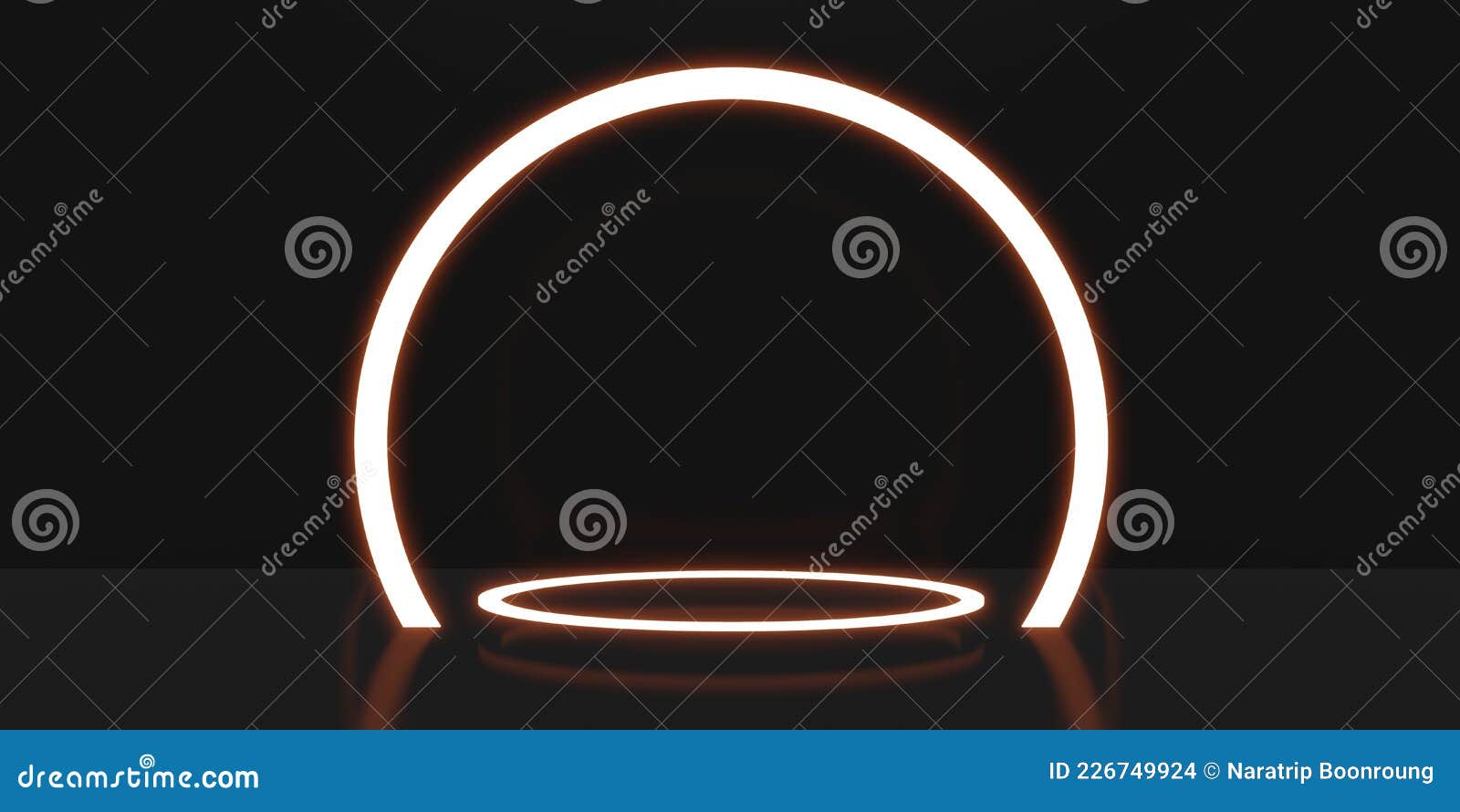 Curved Frame Background With Decorated Borders Stock Image ...