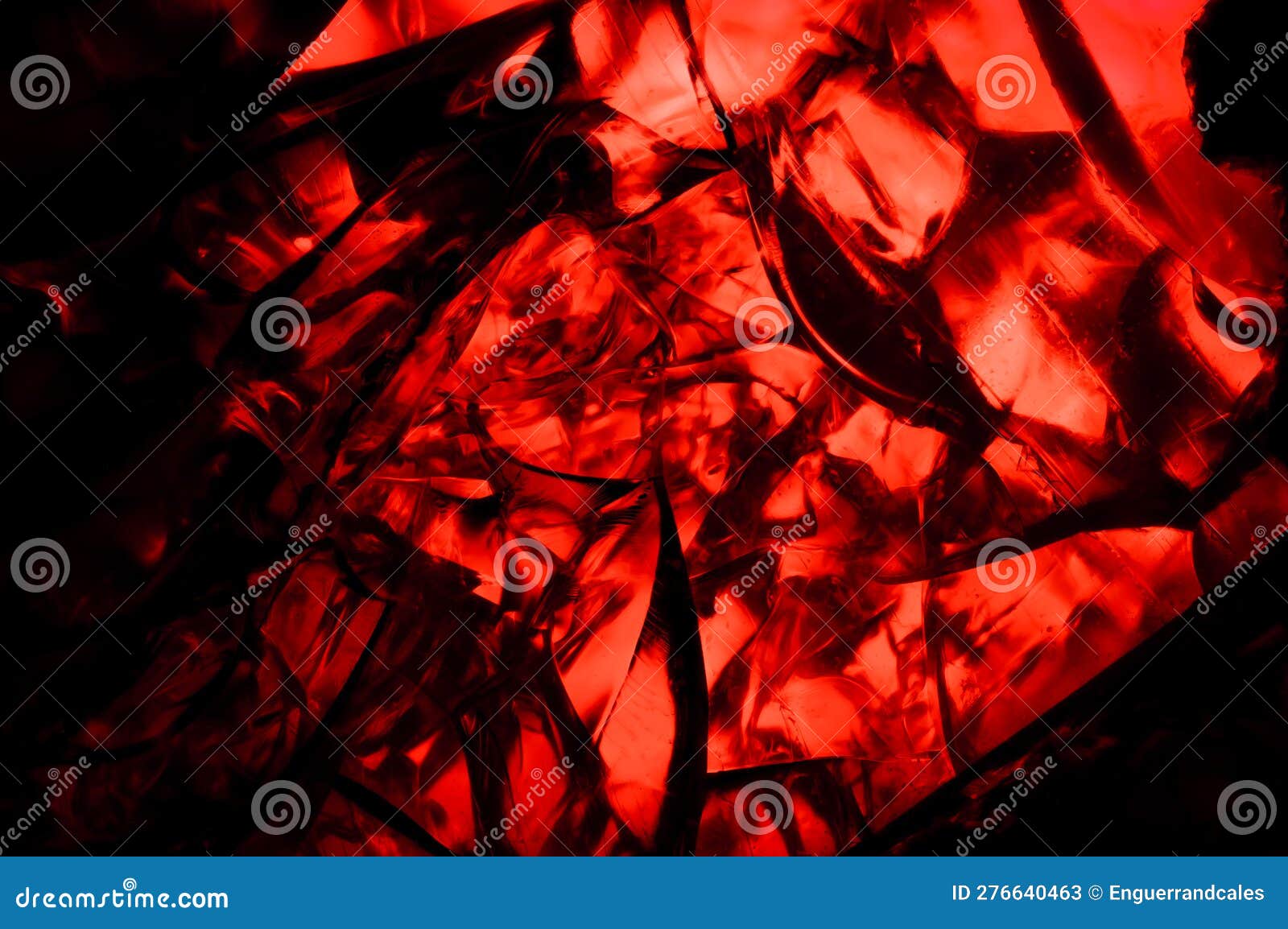 Backlit Fire Opal Showing Internal Structure Stock Image - Image of ...