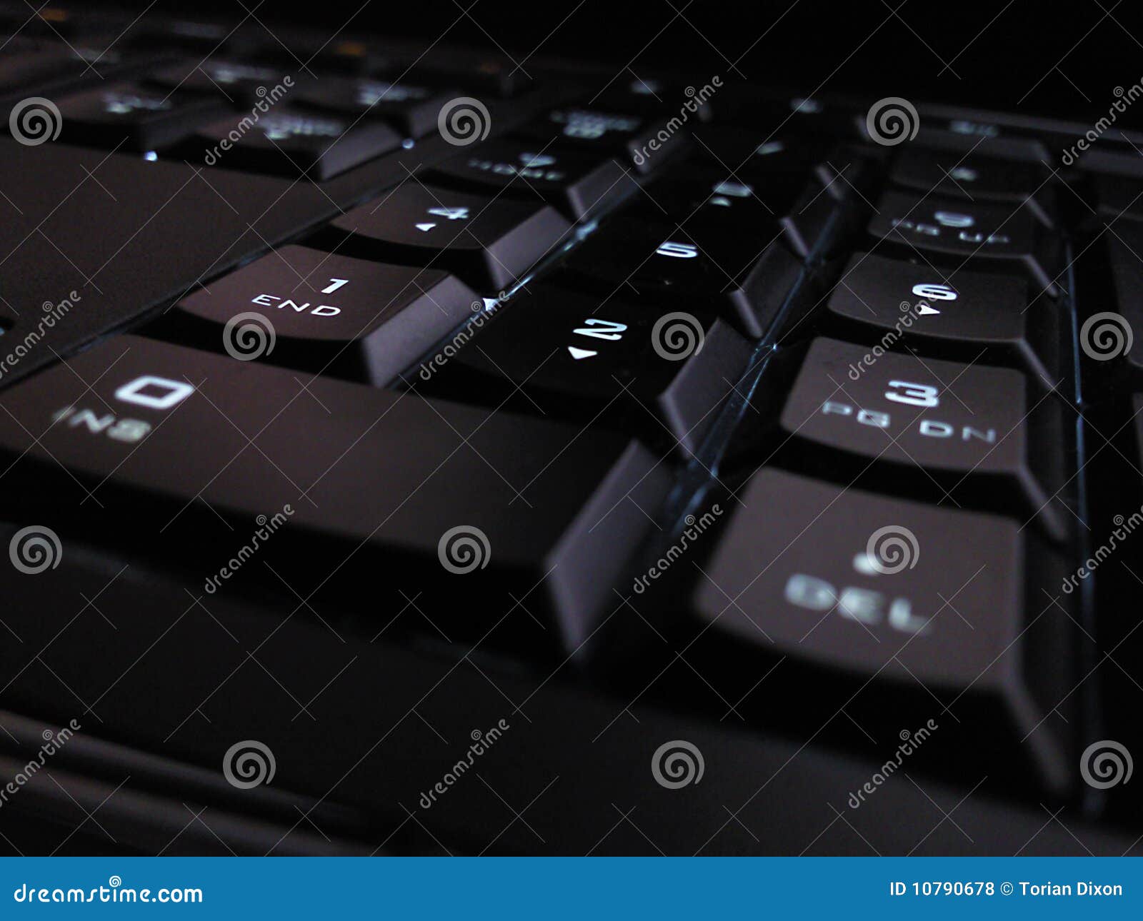 Backlit Keyboard stock photo. Image of peripheral, technology - 10790678