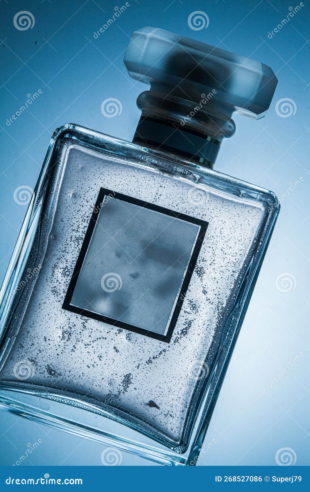 Backlit Perfume Bottle Shot in Studio Stock Photo - Image of female ...