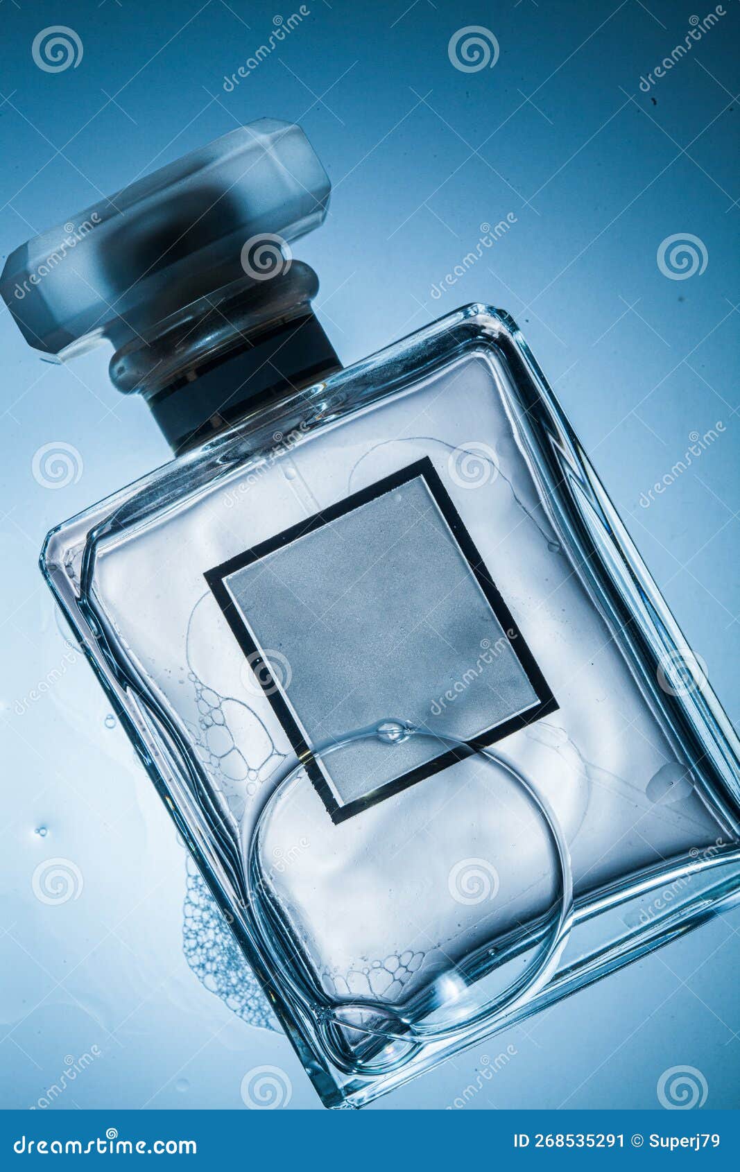 Backlit Perfume Bottle Shot in Studio Stock Image - Image of beautiful ...