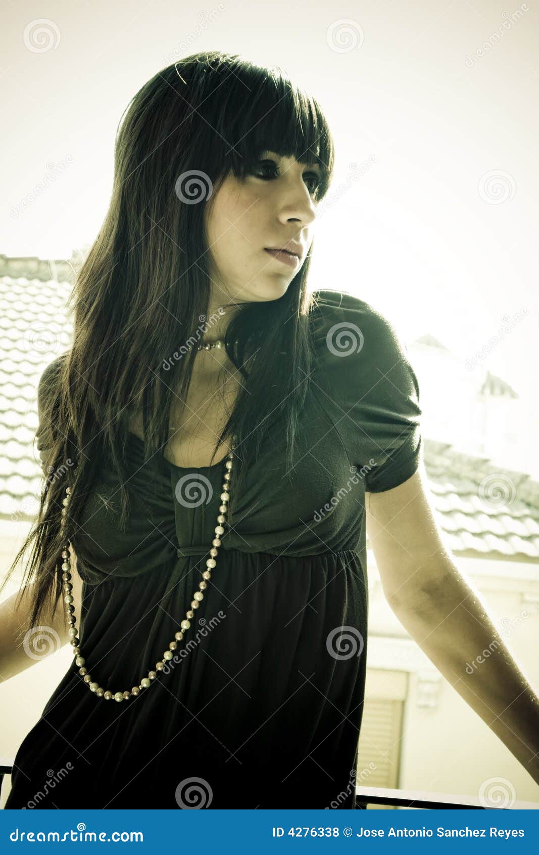 Backlit Portrait Royalty Free Stock Photos - Image: 4276338