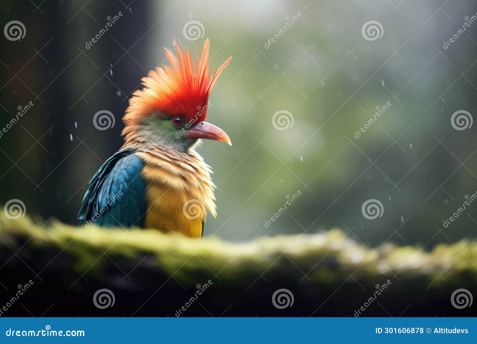Backlit Quetzal, Glowing in Mist Stock Photo - Image of quetzal ...