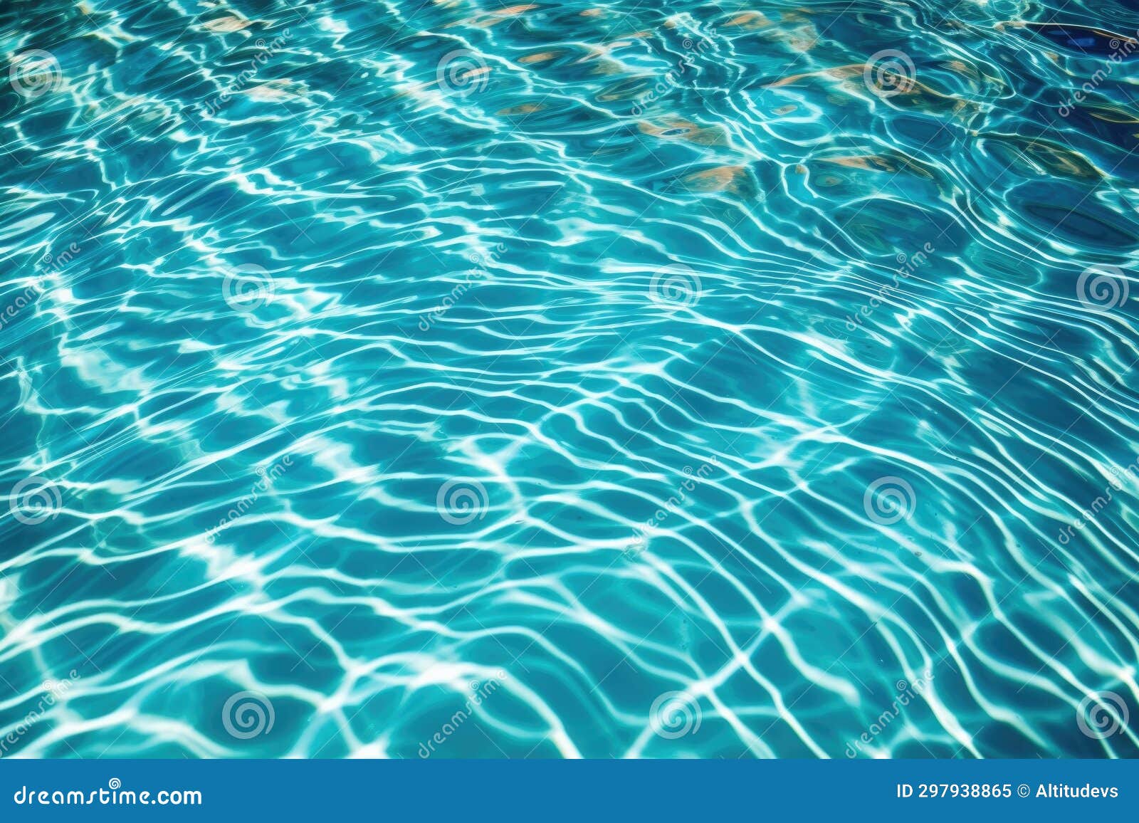 Backlit Rippling Water in a Pool Stock Image - Image of texture ...