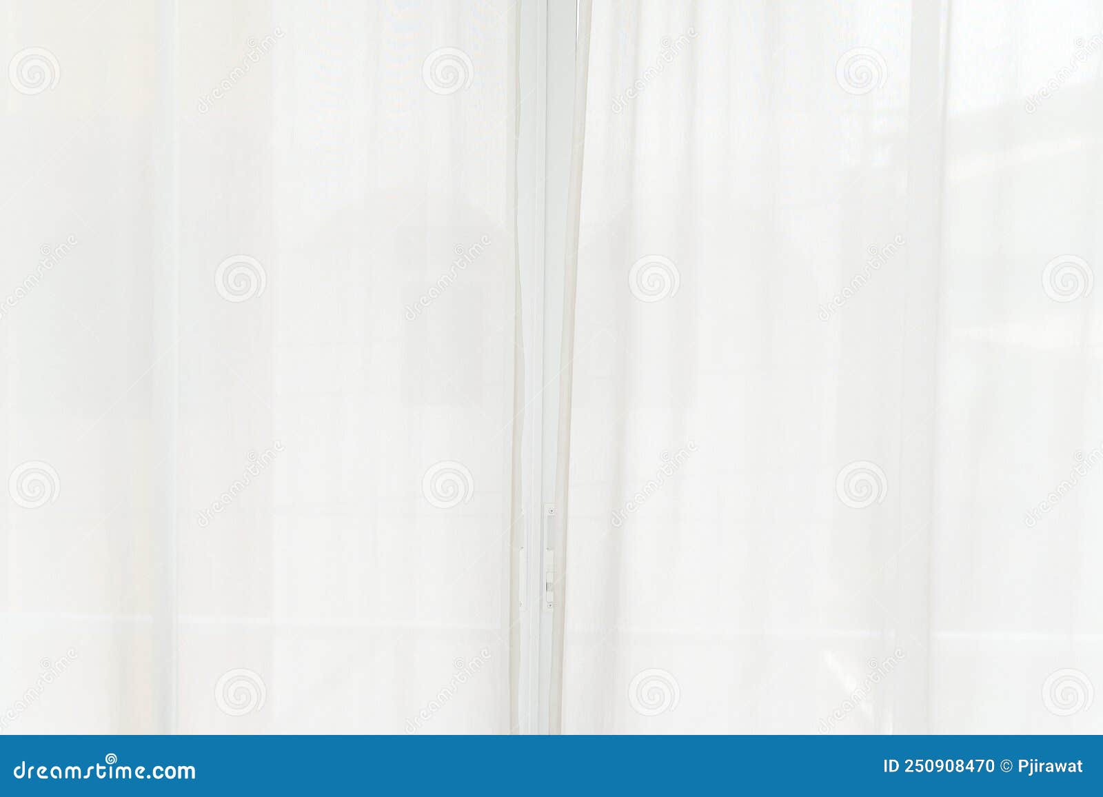 Backlit Window with White Curtains Stock Photo - Image of abstract ...