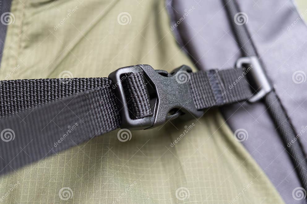 Backpack Chest Buckle. Touring Backpack Strap with Buckle. Black Fastex ...