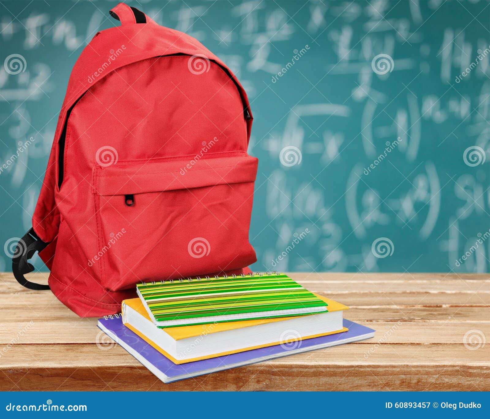 Backpack stock image. Image of group, book, objects, backpack - 60893457