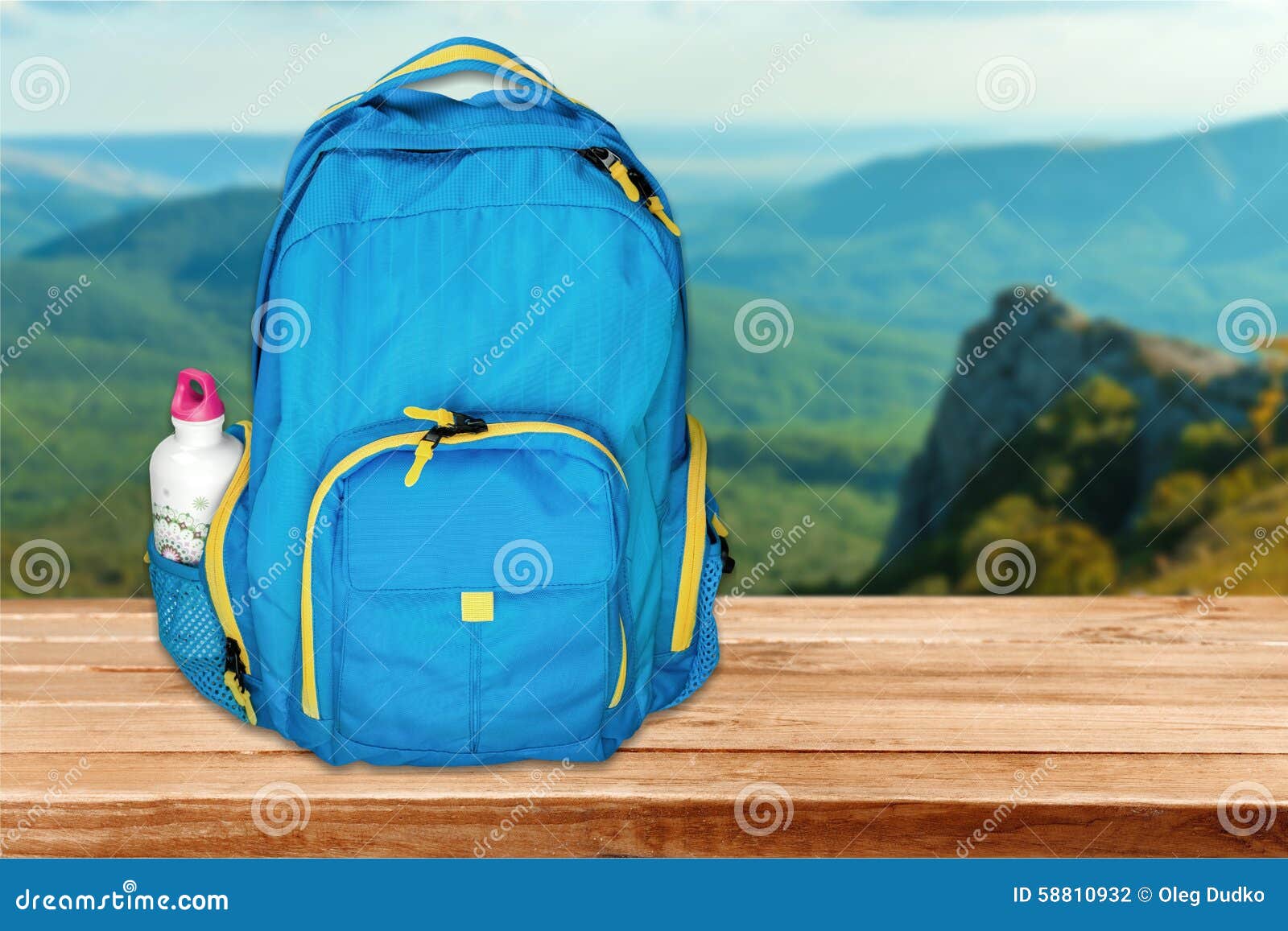Backpack stock photo. Image of nylon, luggage, single - 58810932