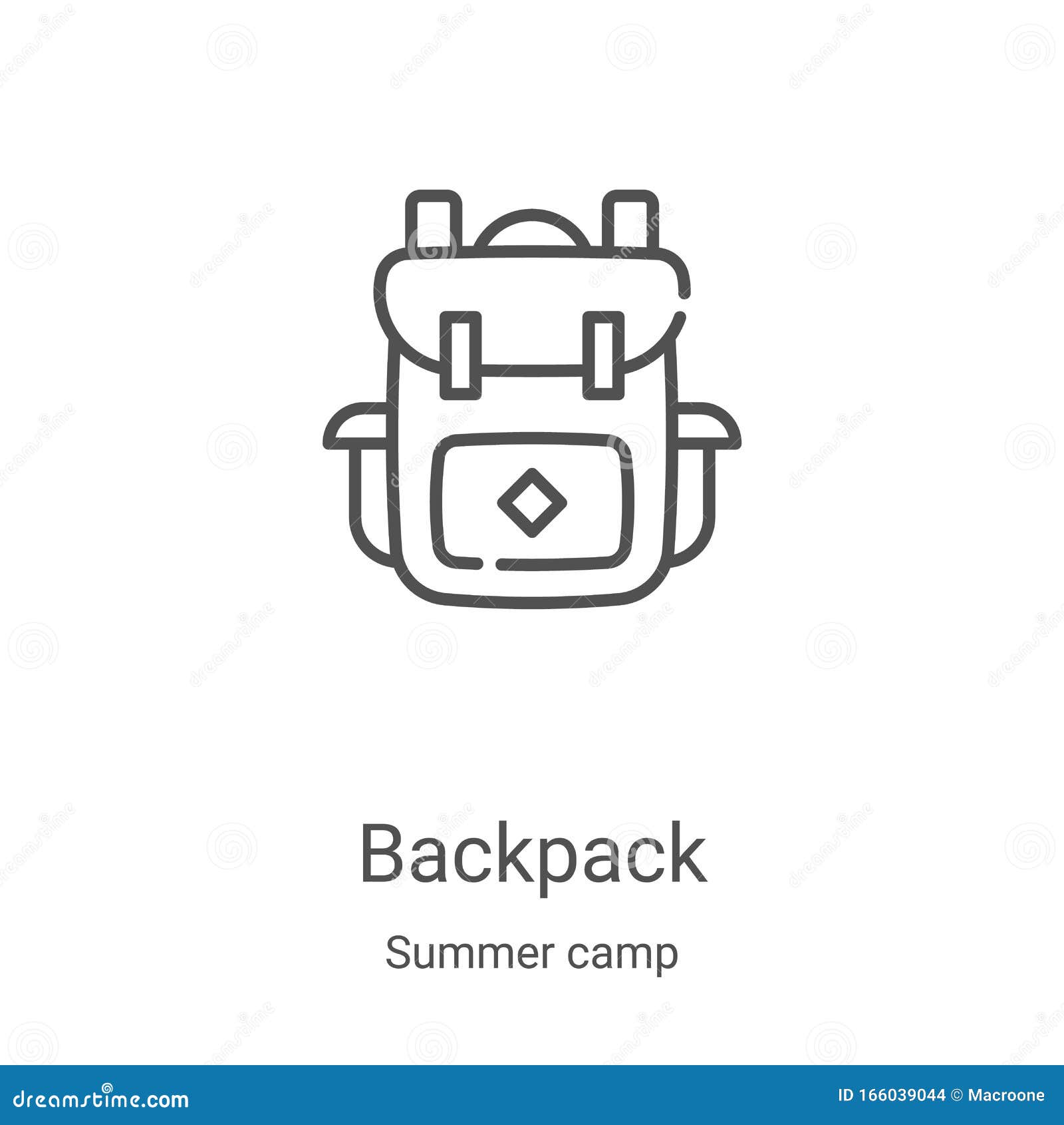 Camping Backpack Icon