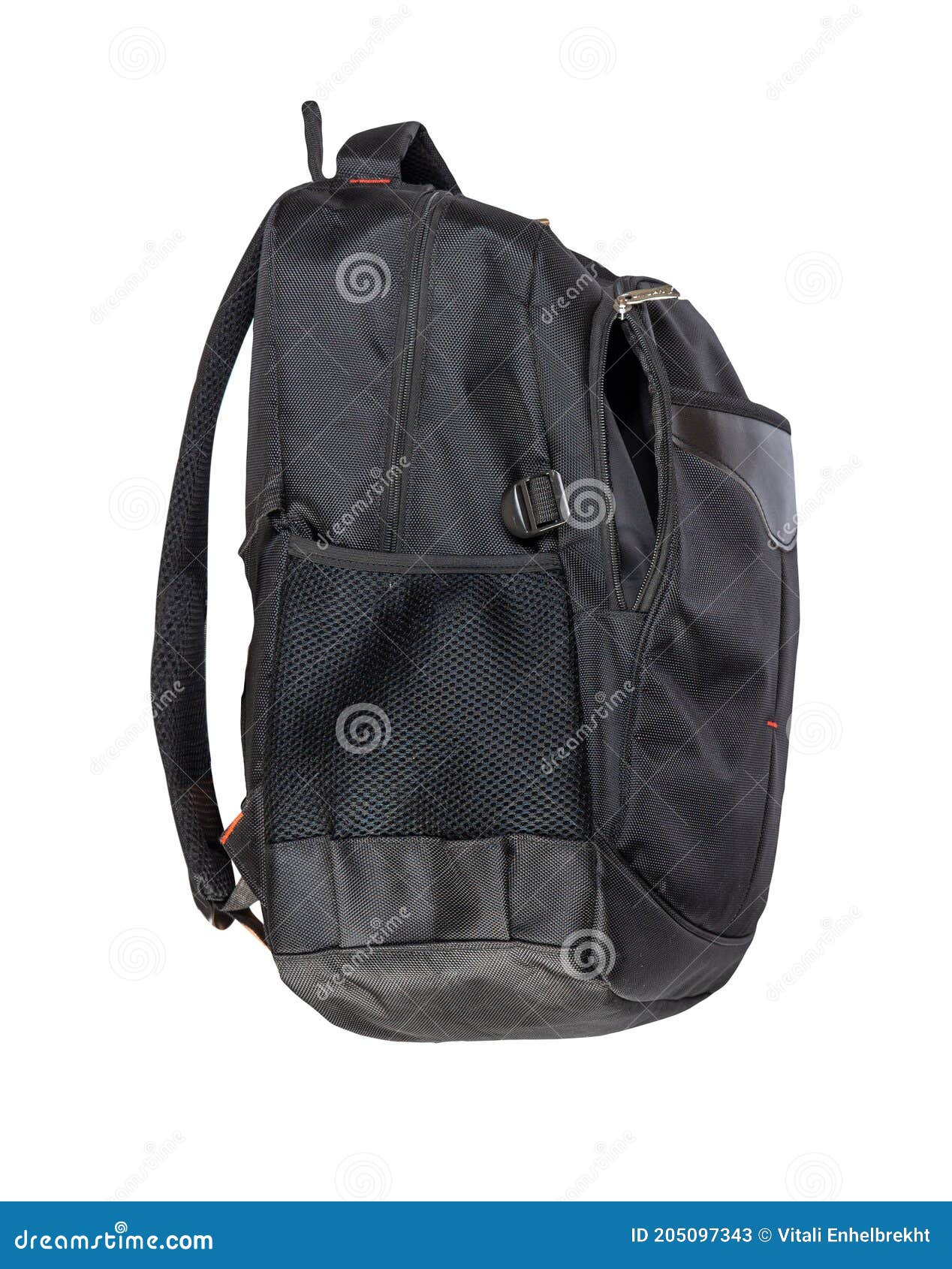 Backpack Isolated on White Background Stock Image - Image of backpack ...