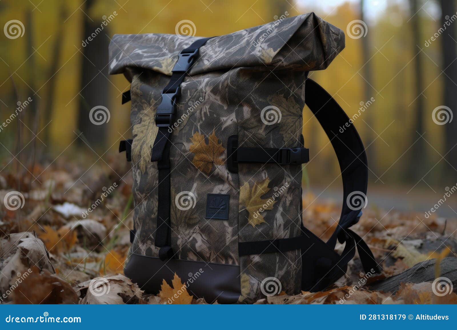 Backpack with Roll-top Closure, Perfect for Day Hikes or Camping Trips ...