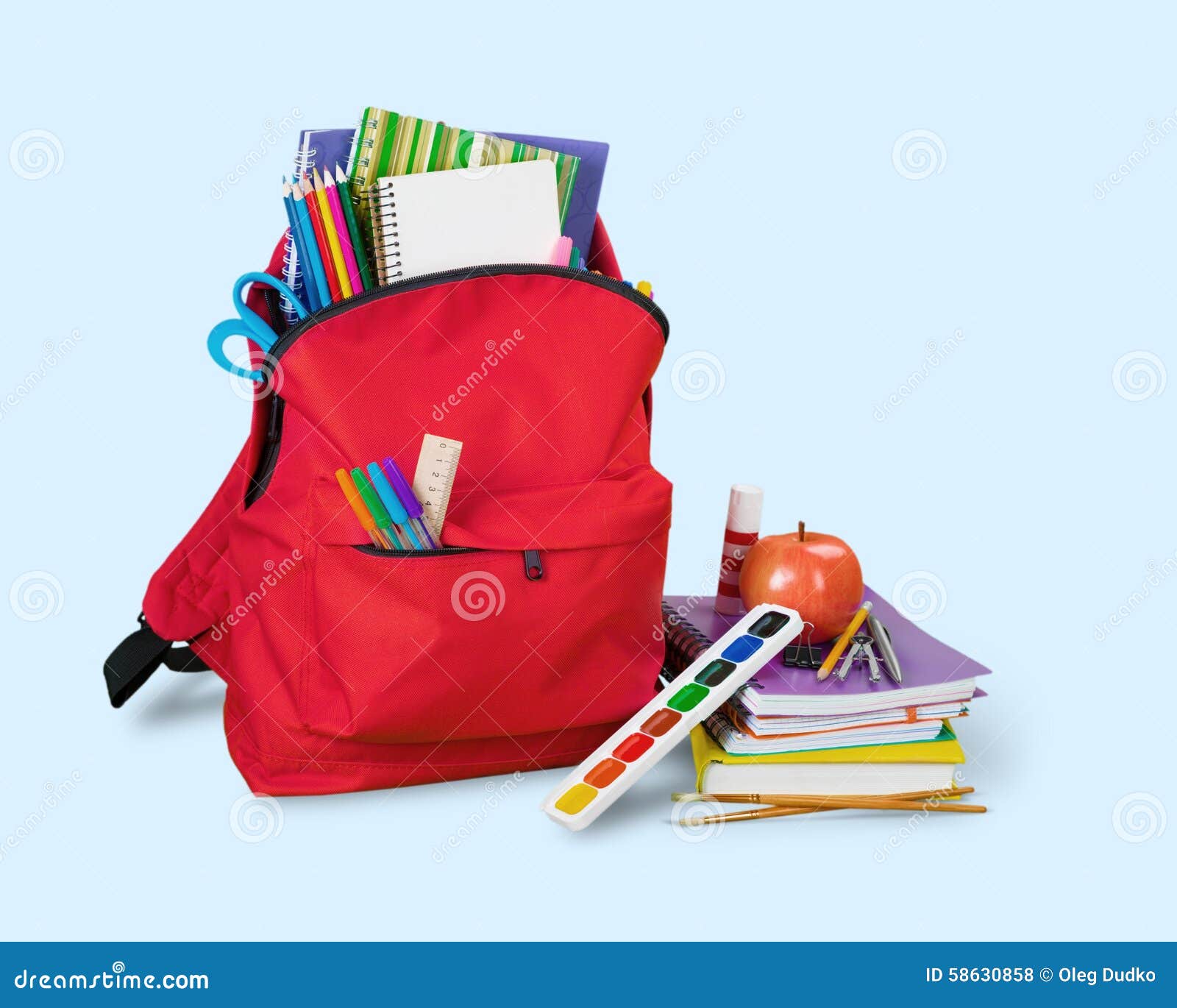Backpack stock photo. Image of shot, back, open, rucksack - 58630858
