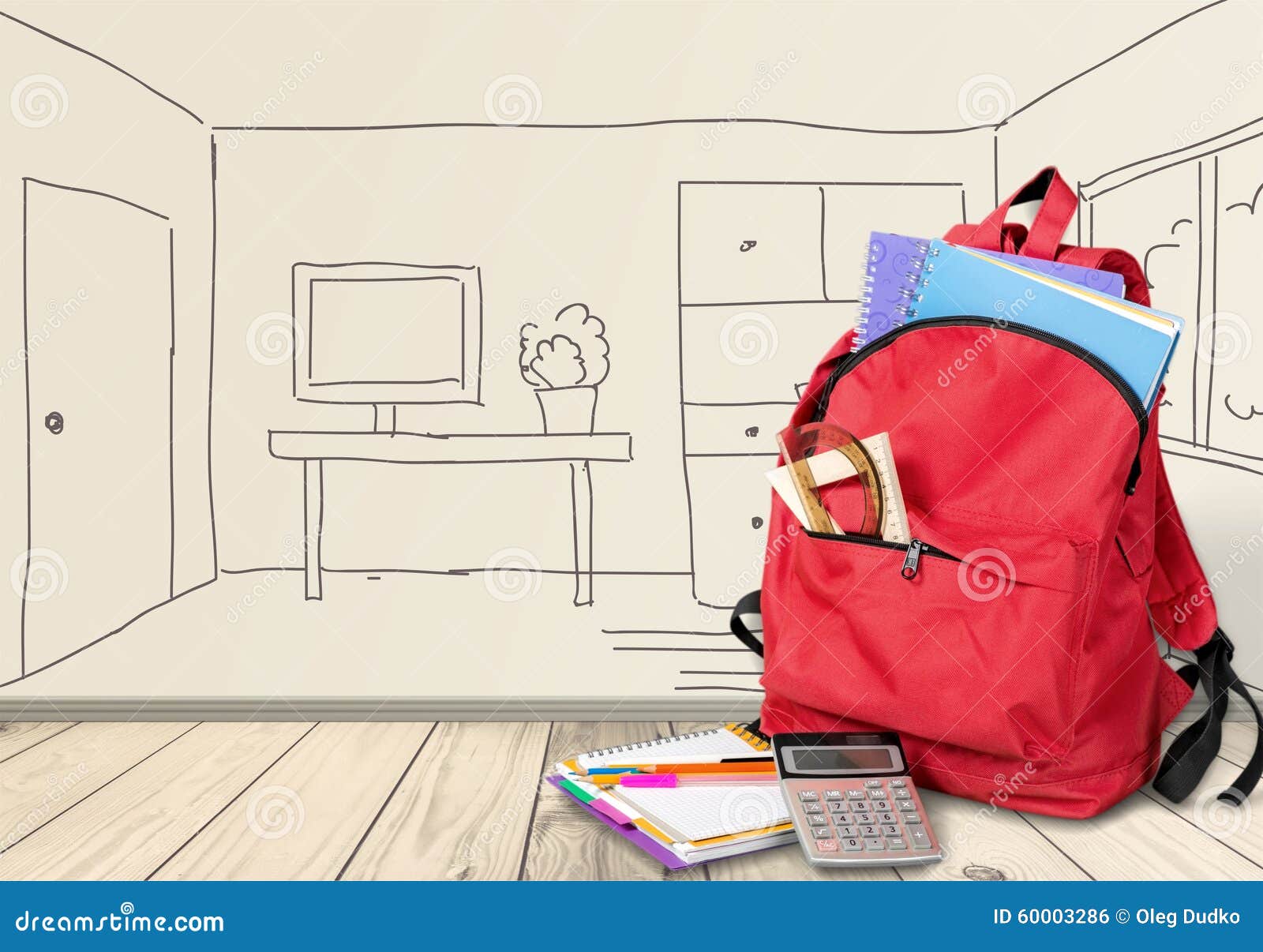 Backpack stock photo. Image of open, book, baggage, rucksack - 60003286