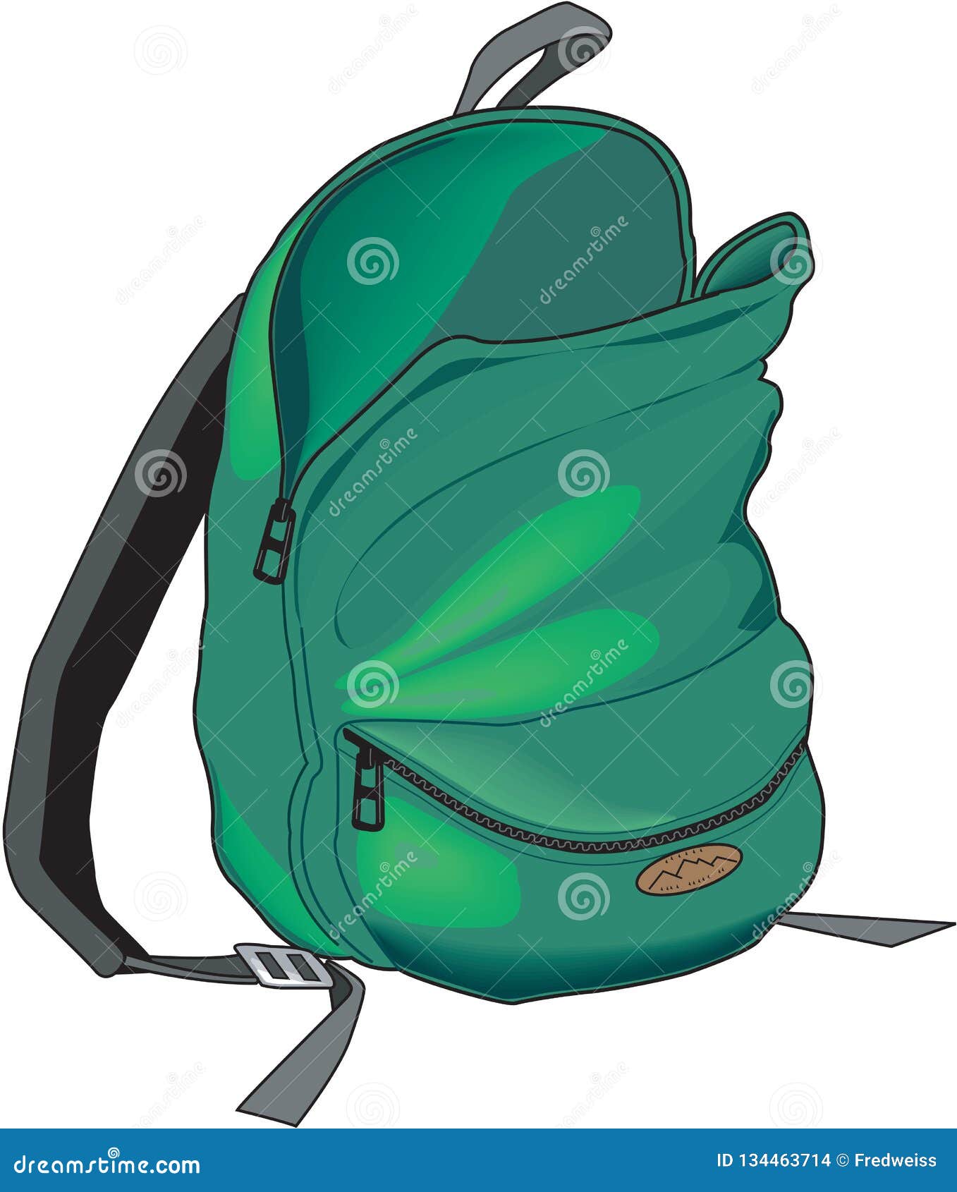 Backpack Vector Illustration Stock Vector - Illustration of student ...
